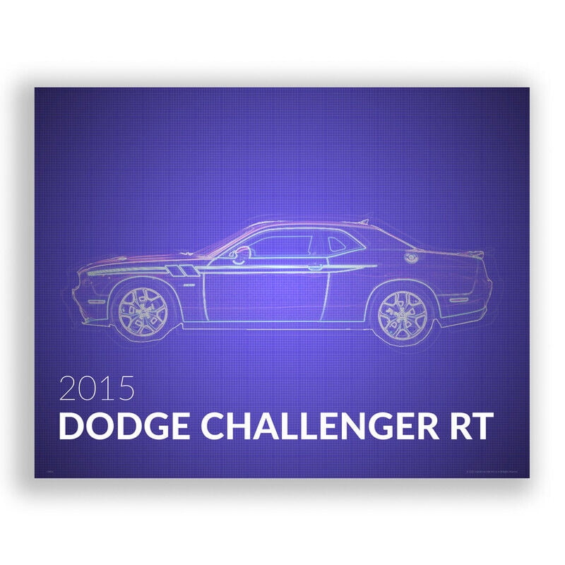 POSTER Dodge Challenger Dream Big JDM Car Motivational Quotes Poster ...