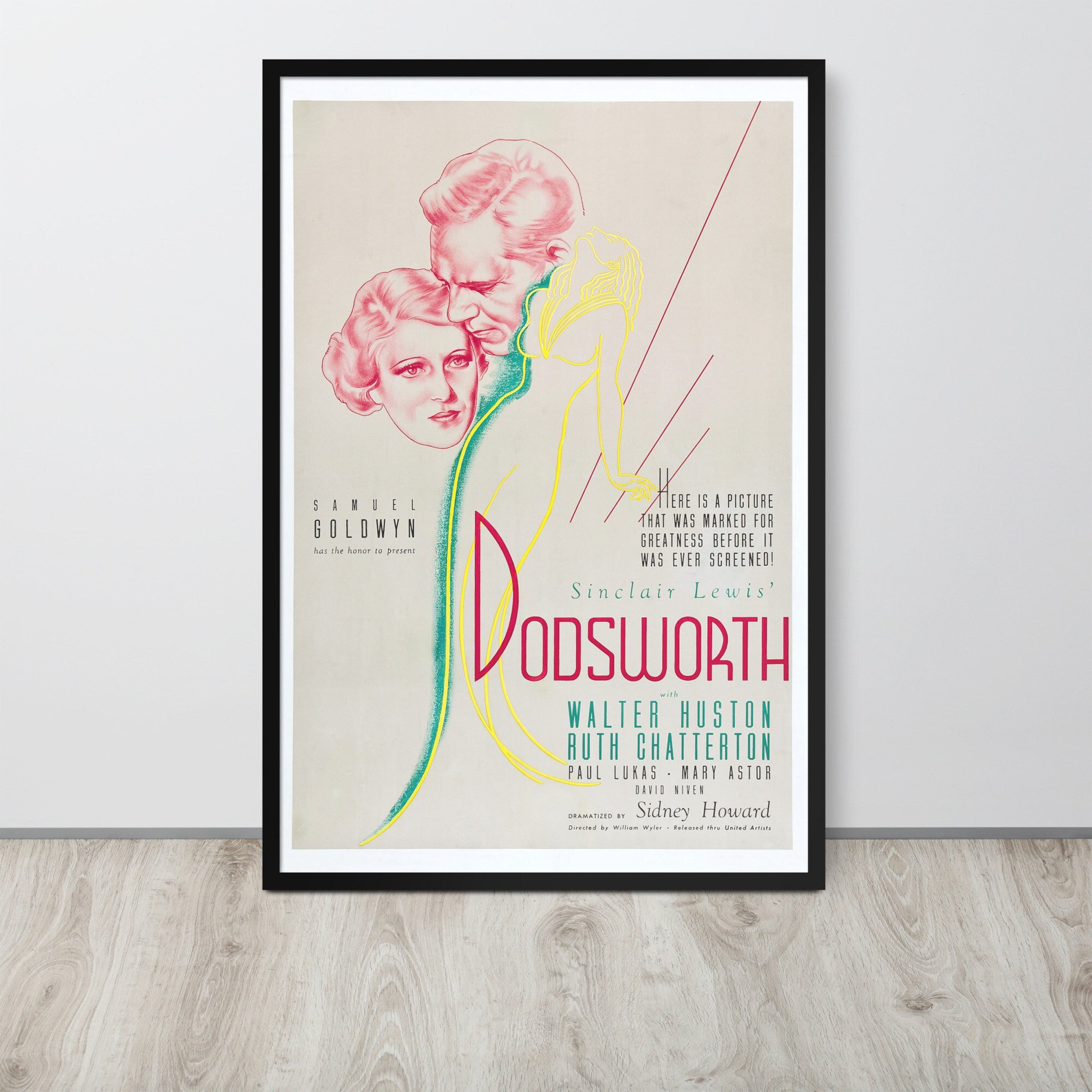 POSTER Dodsworth (1936) Vintage Movie Poster-UNFRAMED - Walmart.com