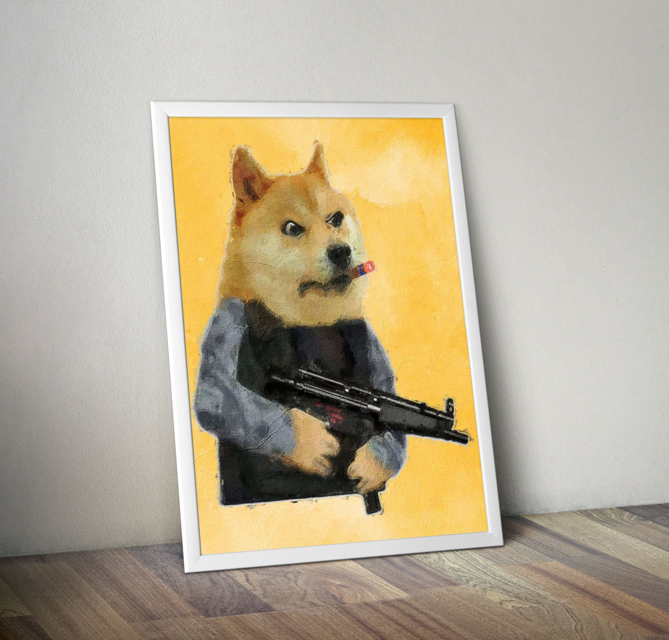 POSTER Doge Meme Cigarettes Poster Funny Memes Funny Present Meme ...