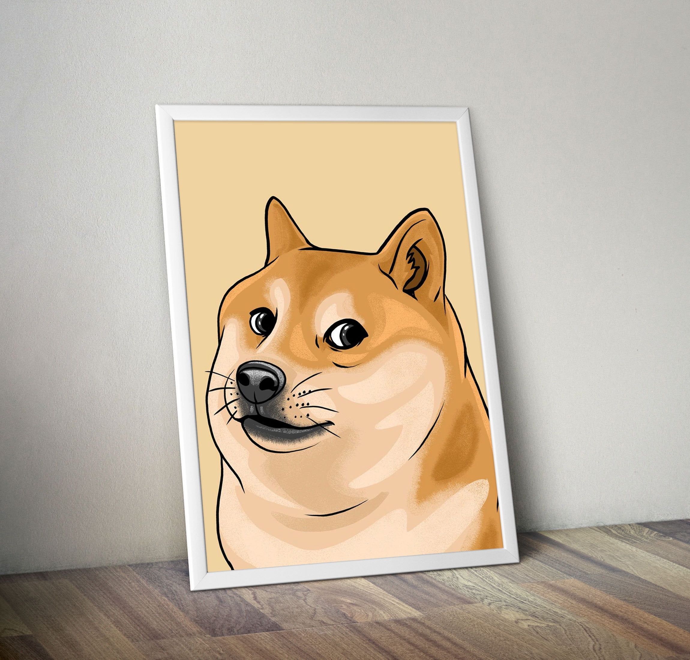 POSTER Doge Meme Poster Shiba Funny Memes Funny Present Meme Poster ...