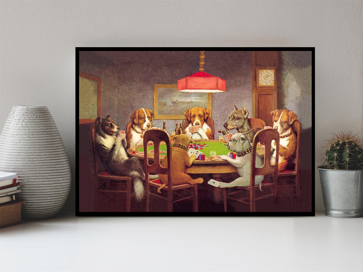 POSTER Dogs Playing Poker Cards Funny, Poster Printing, Classic Movie ...