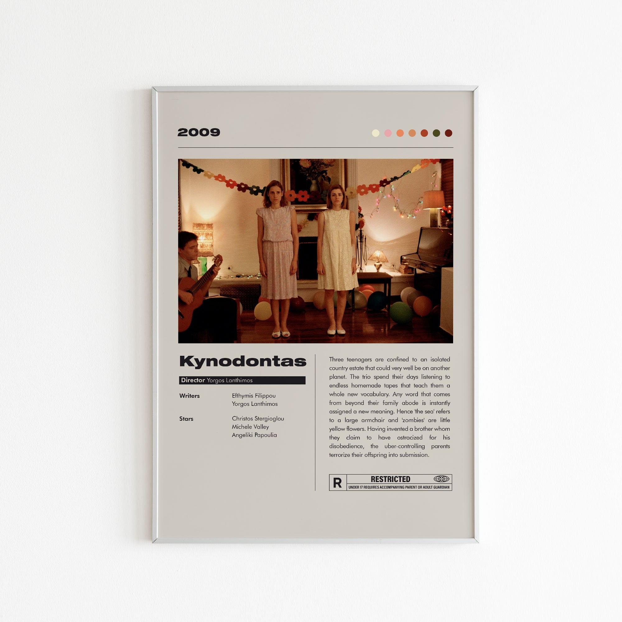 POSTER Dogtooth Movie Poster | Minimalist Movie Poster | Yorgos ...