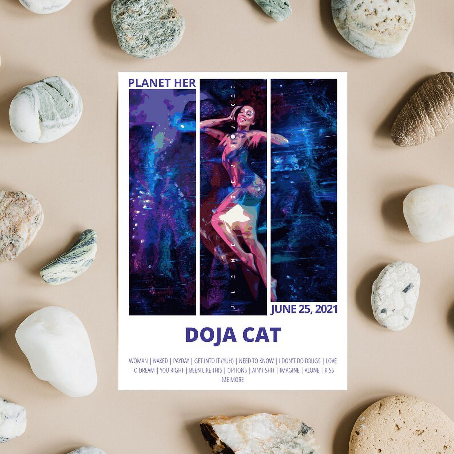 POSTER Doja Cat Poster | Planet Her | Album Cover | Album Poster ...