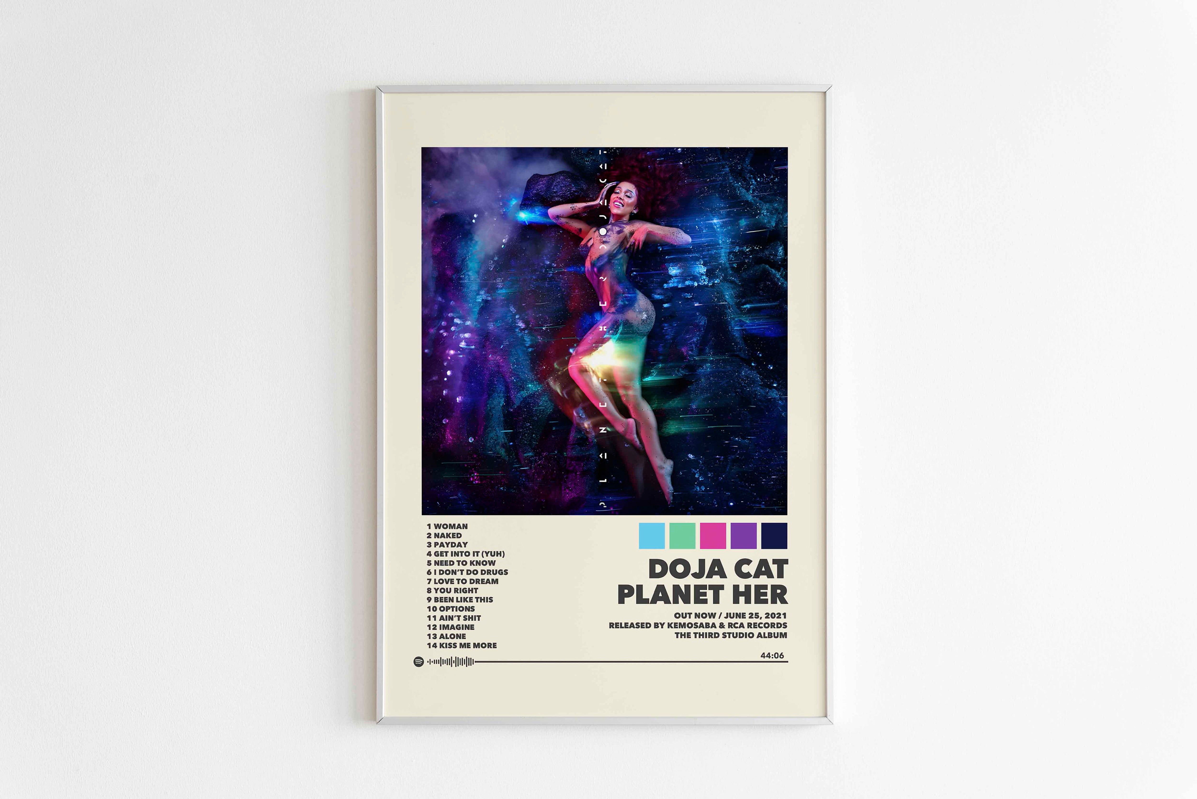 POSTER Doja Cat Posters / Planet Her Poster, Album Cover Poster, Poster ...