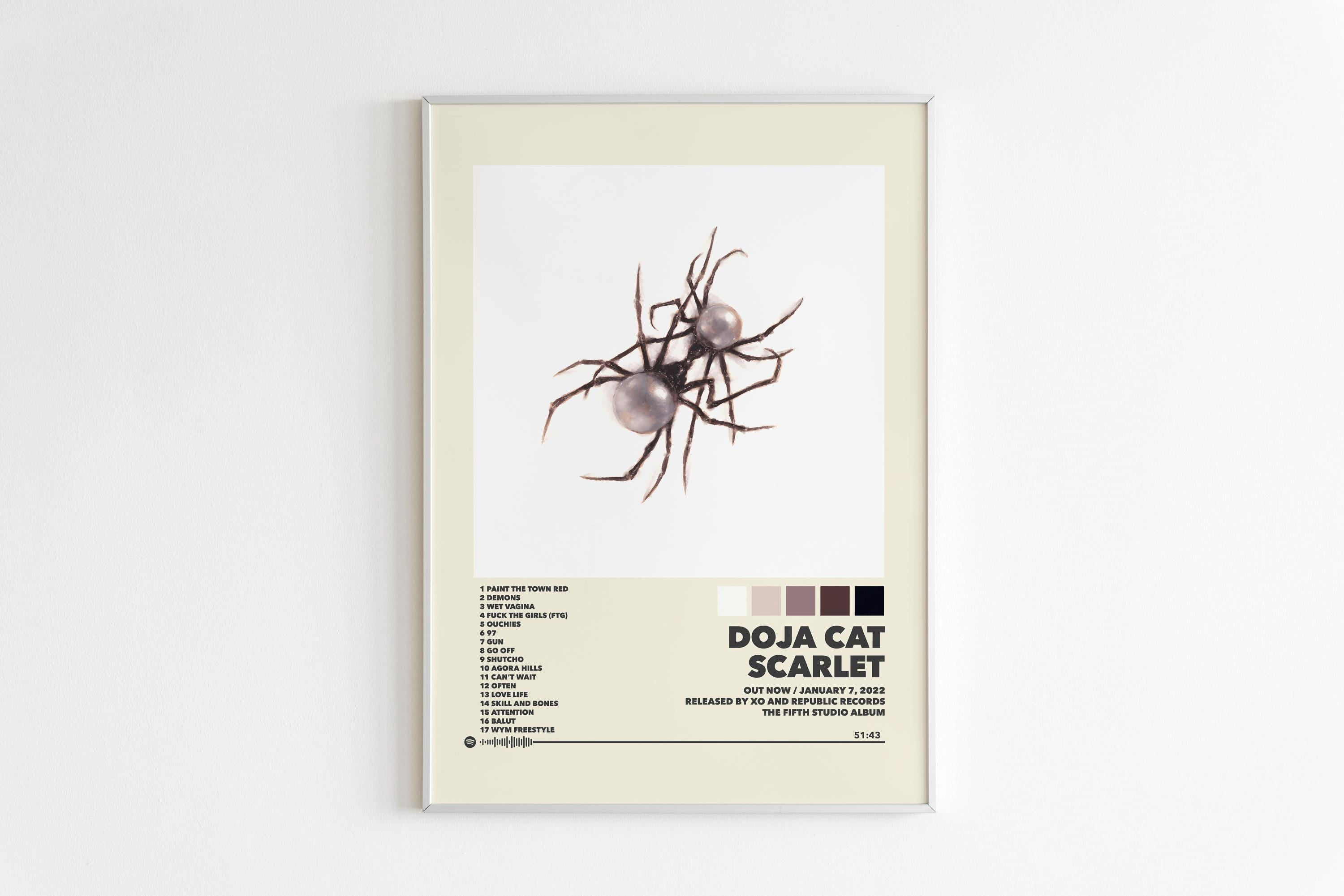 POSTER Doja Cat Posters / Scarlet Poster, Album Cover Poster, Poster ...