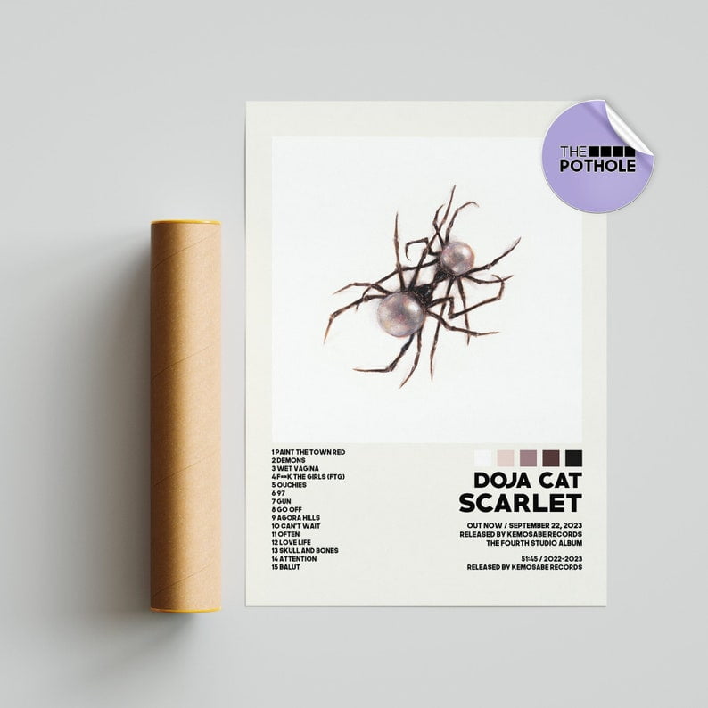 POSTER Doja Cat Posters / Scarlet Poster, Album Cover Poster, Poster ...