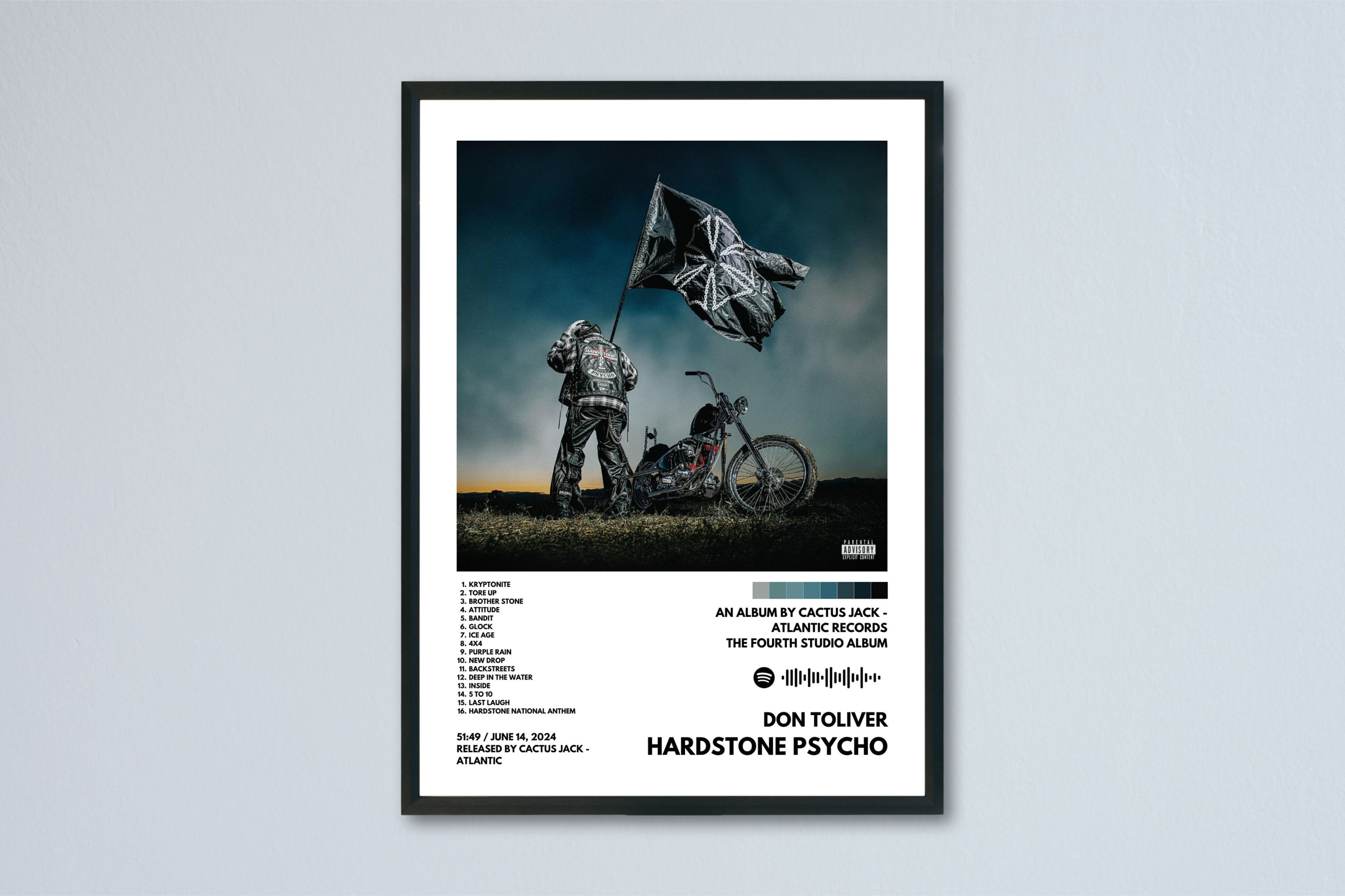 POSTER Don Toliver - Hardstone Psycho Album Poster / Album Cover Poster ...