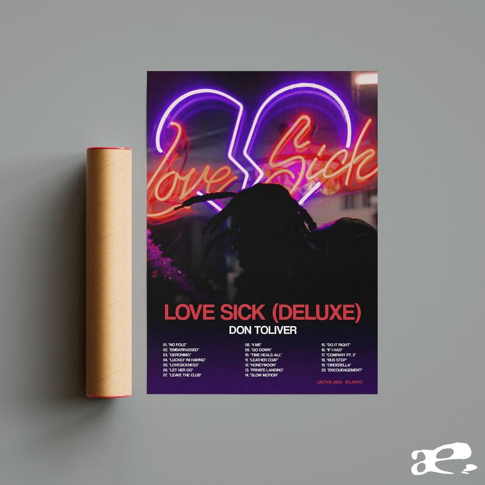 Poster Don Toliver Love Sick Poster - Don Toliver Album Tracklist ...