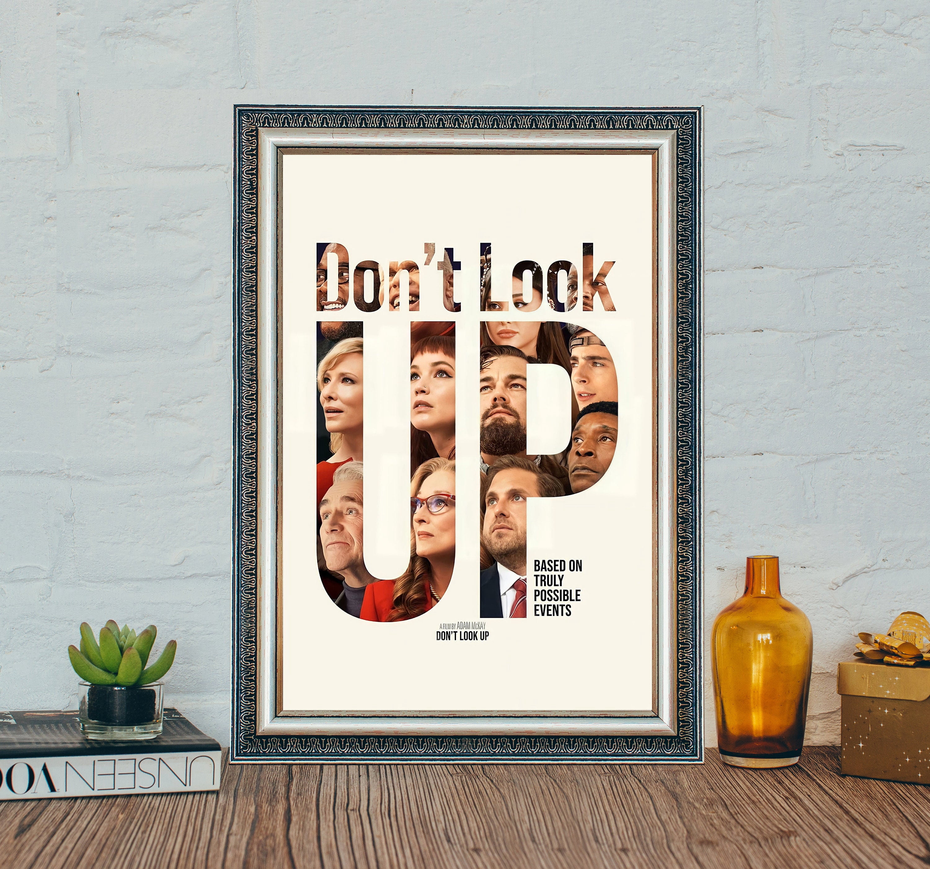 POSTER Don't Look Up Movie Poster, Leonardo DiCaprio Classic Vintage ...