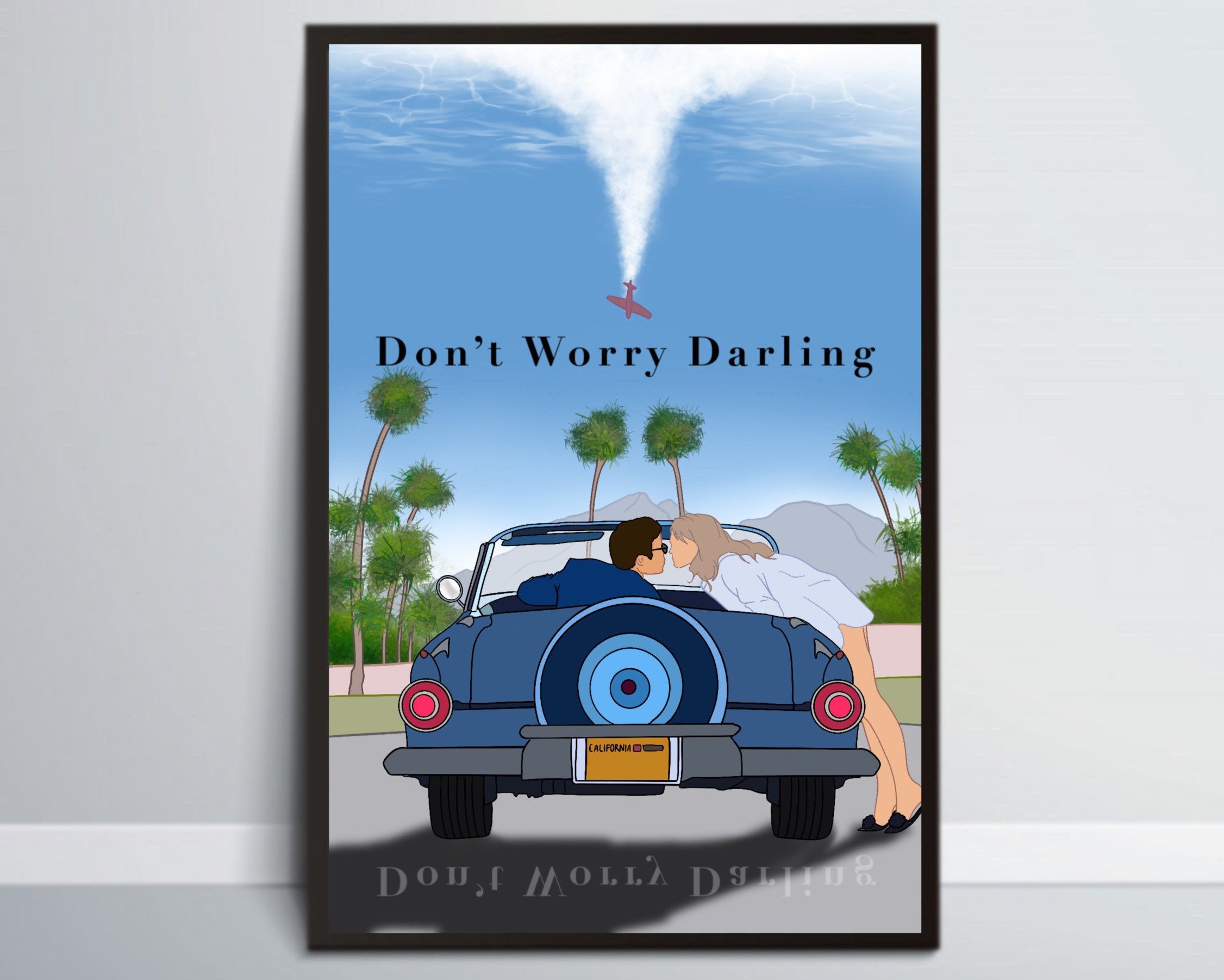 Poster Don't Worry Darling movie Poster Harry Styles Florence Pugh ...