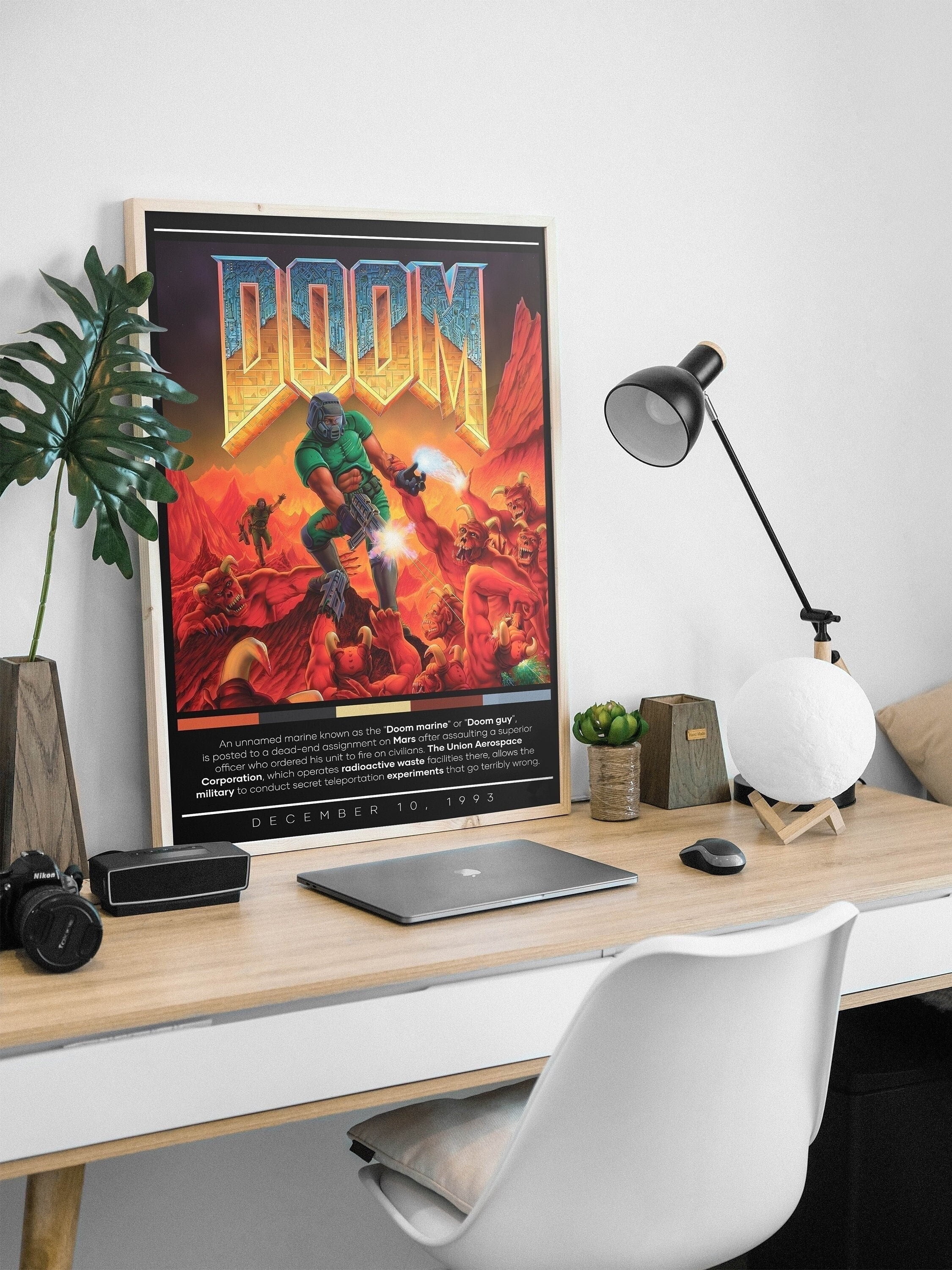 POSTER Doom 1993 Poster Print | Gaming Poster | Room Decor | Wall Decor ...