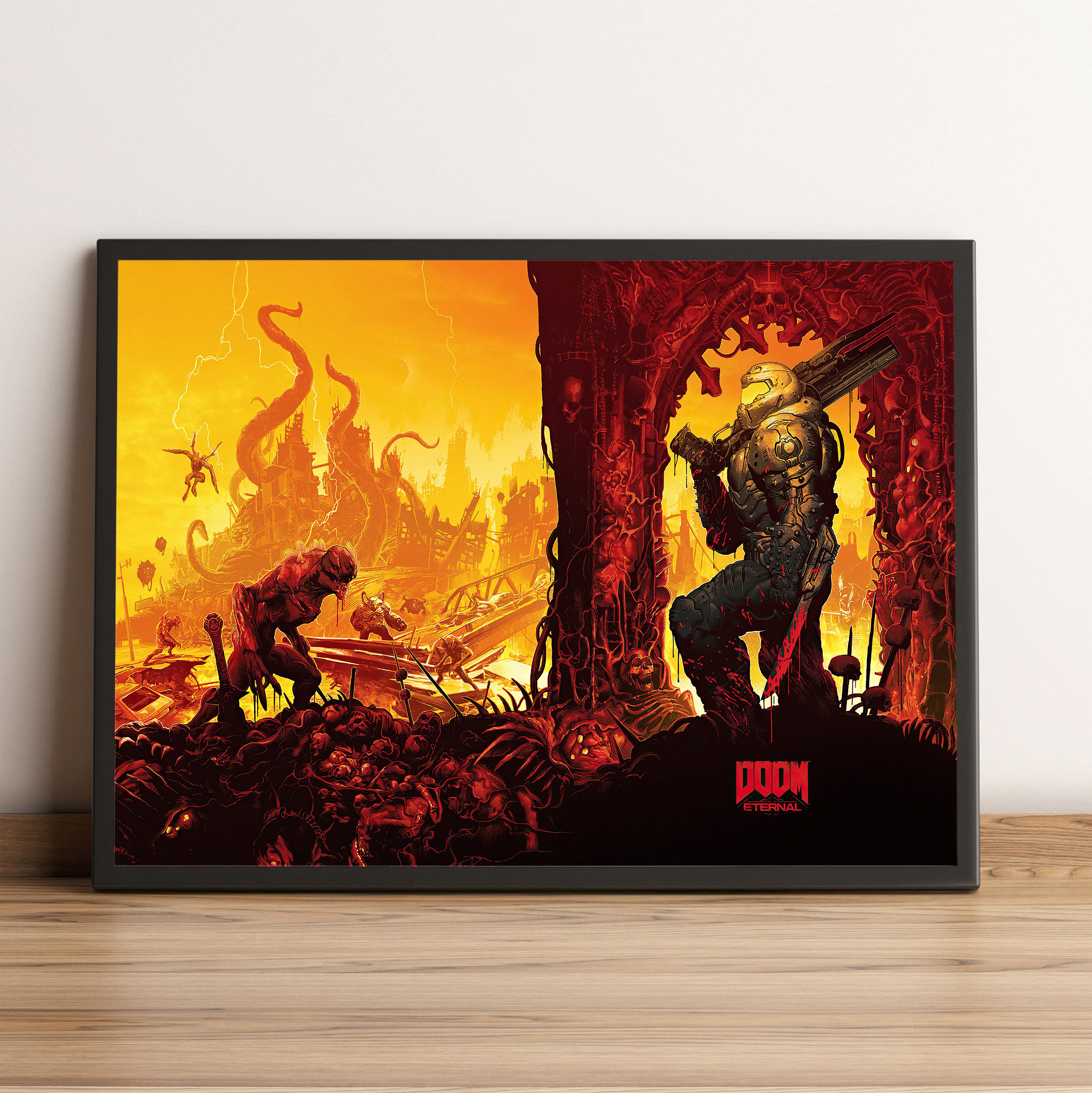 POSTER Doom 2 Poster, Doomguy Wall Art, Game Print, Best Gift for ...