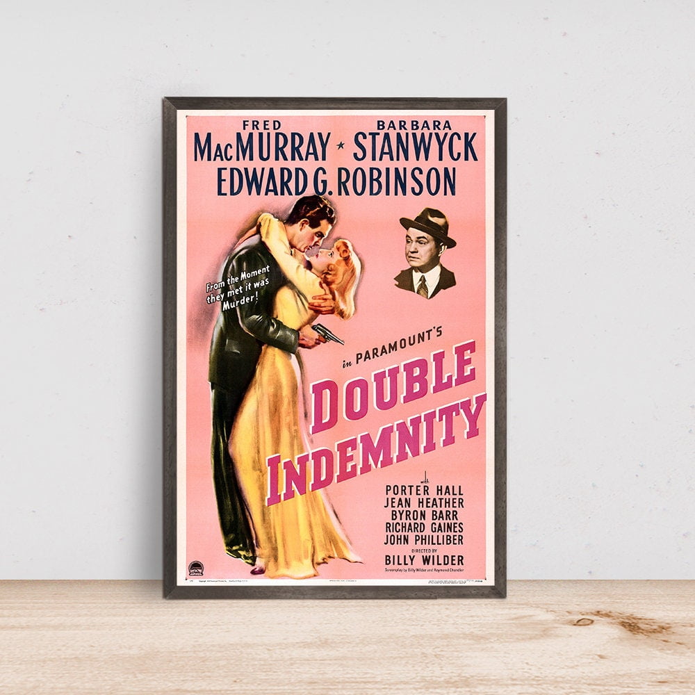 POSTER Double Indemnity Movie Poster, Room Decor, Home Decor, Art ...