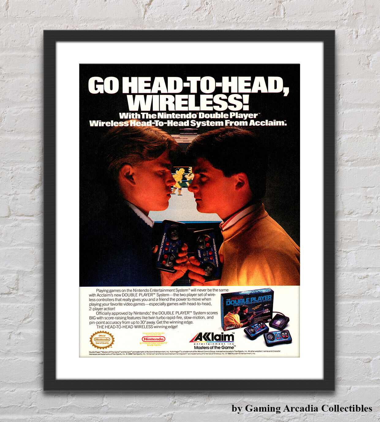 POSTER Double Player Nintendo NES Poster-24x36-UNFRAMED - Walmart.com