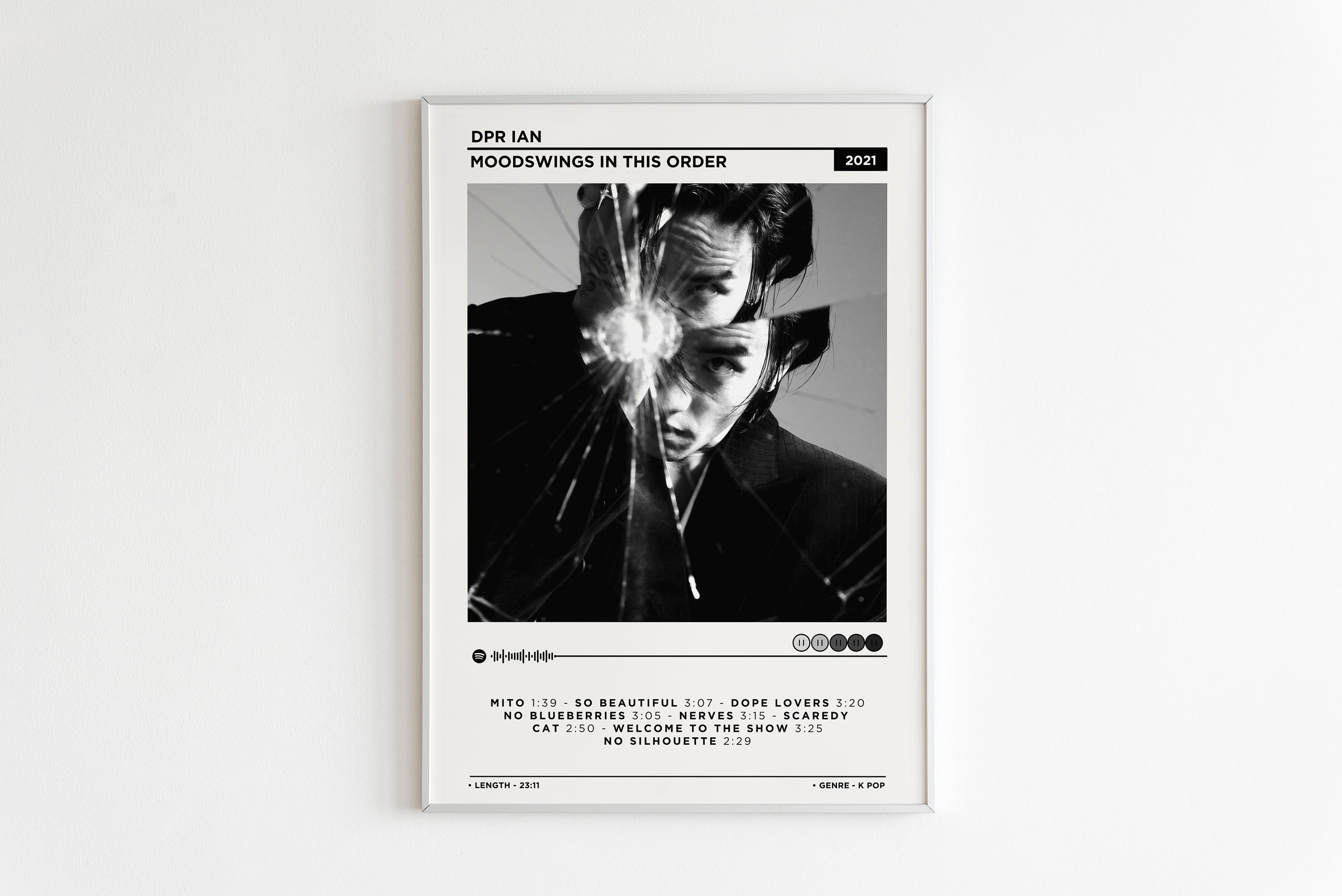 POSTER Dpr Ian - Moodswings In This Order Album Poster / Album Cover ...