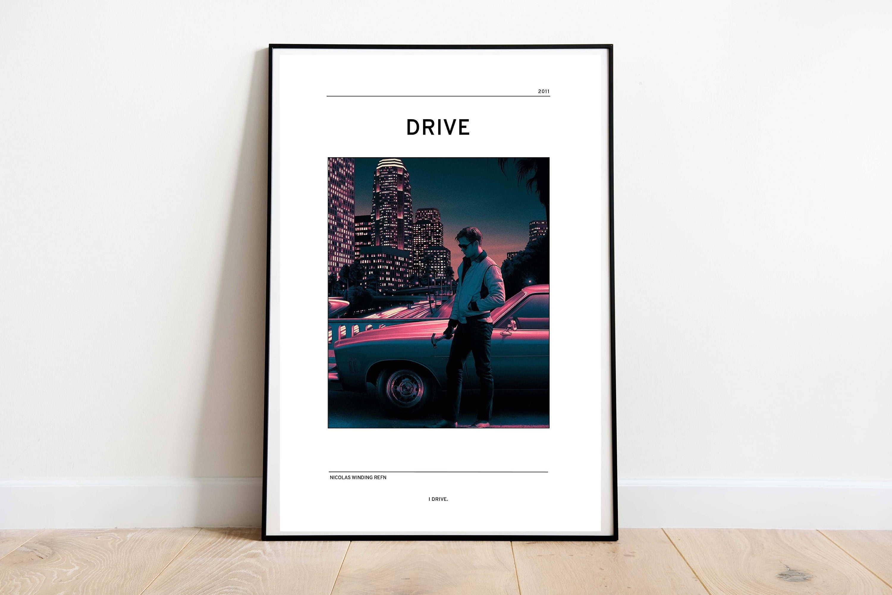 POSTER Drive Inspired Art Print | Drive Movie Poster | Ryan Gosling ...