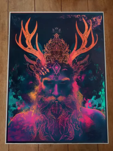 POSTER Druid Trippy Poster UNFRAMED, 24x36 - Walmart.com