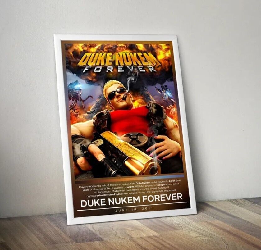 POSTER Duke Nukem Forever Poster | Duke Nukem Print | Gaming Poster ...