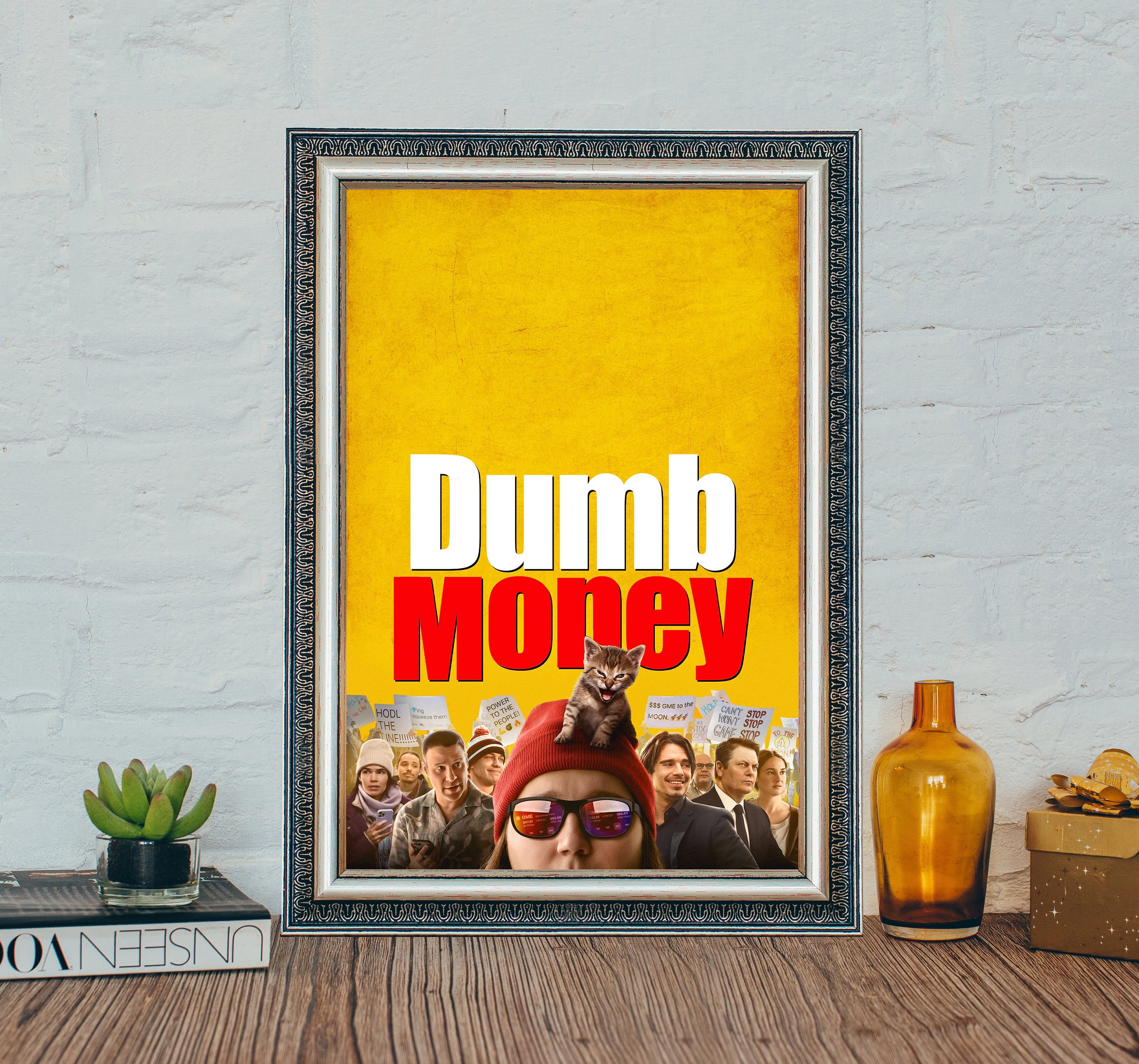 POSTER Dumb Money Movie Poster, Dumb Money Classic Movie Poster, Cloth ...