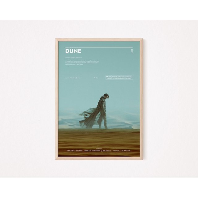 POSTER Dune Poster | Art Print | Movie Posters-UNFRAMED - Walmart.com