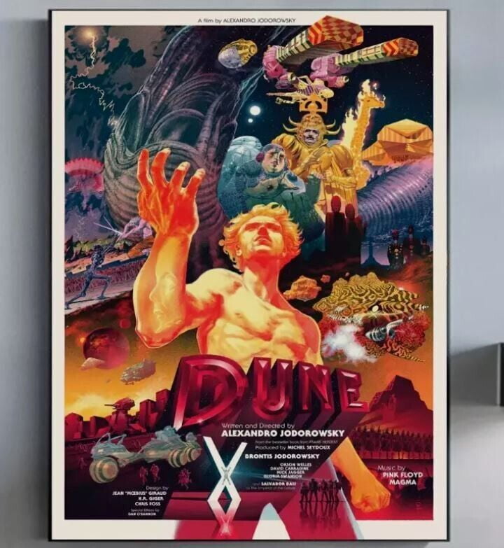 POSTER Dune Poster, Jodorowsky's Dune Poster, Vintage Movie Poster ...