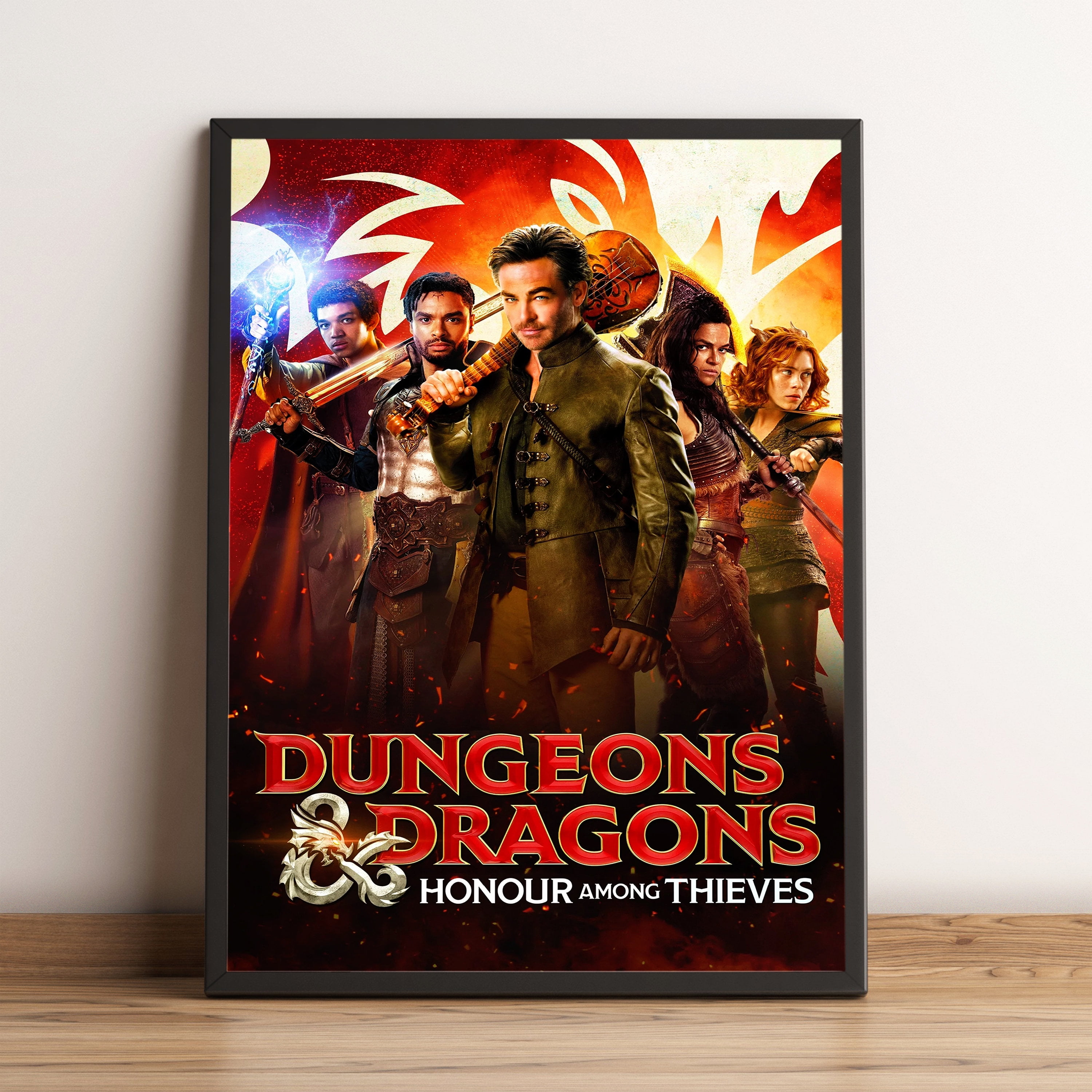 POSTER Dungeons and Dragons Poster, Honor Among Thieves Wall Art, Game ...