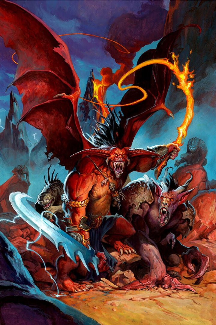 POSTER Dungeons and Dragons Rage of Demons Room Decor Print - POSTER ...