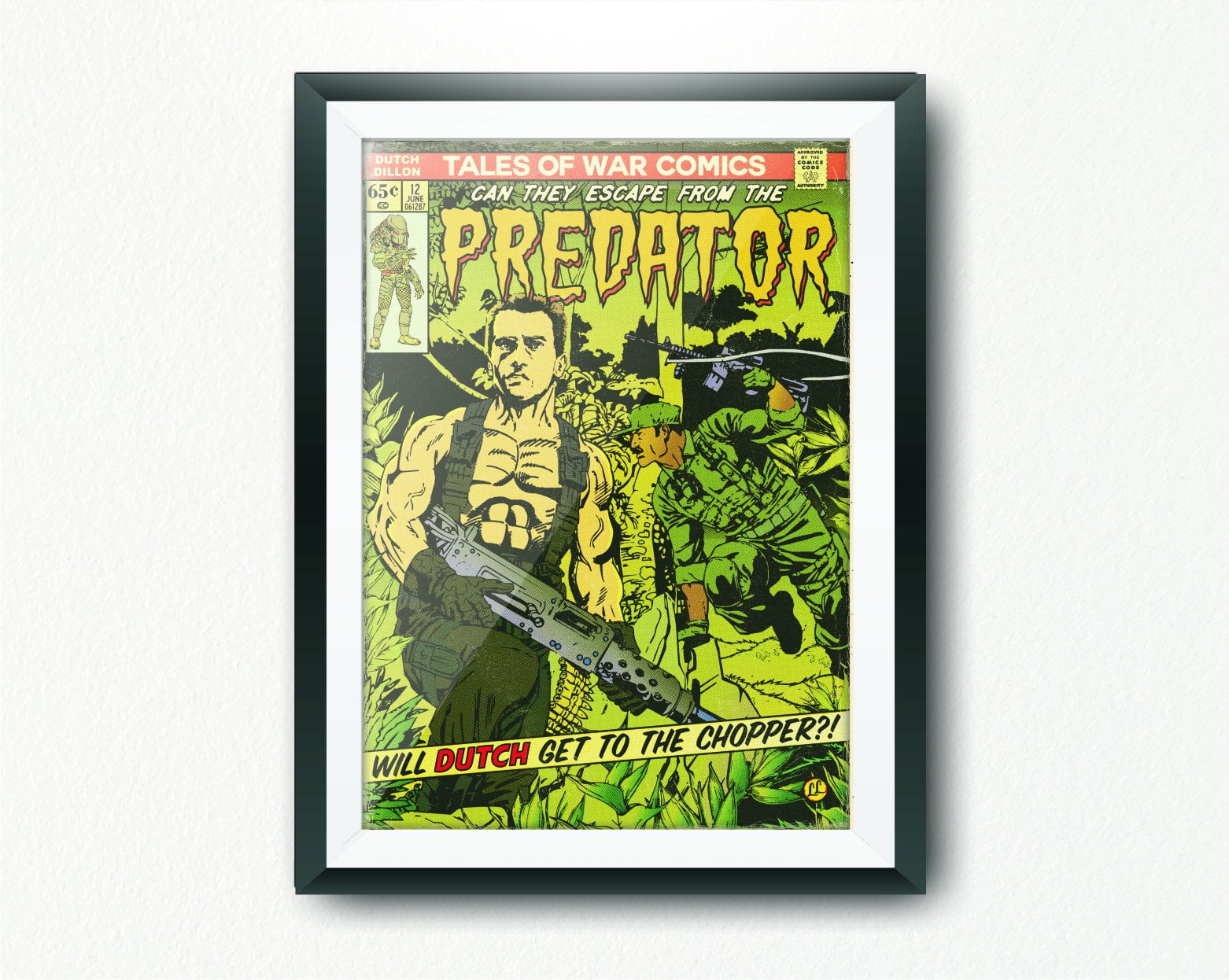 POSTER Dutch 80s movie inspired, vintage Comic themed Print - Classic ...