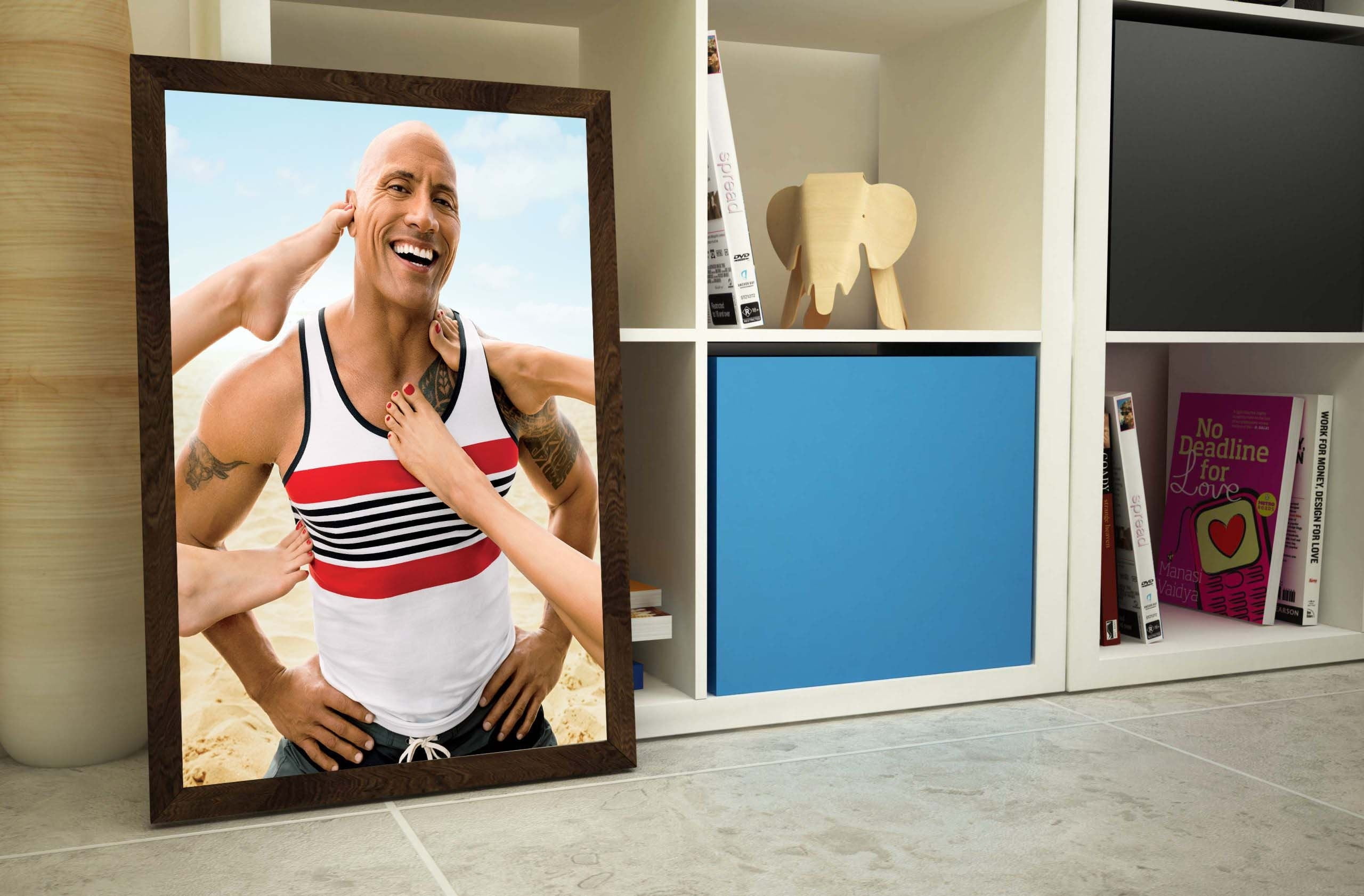 POSTER Dwayne Johnson Print, Dwayne Johnson Poster, Dwayne Johnson ...