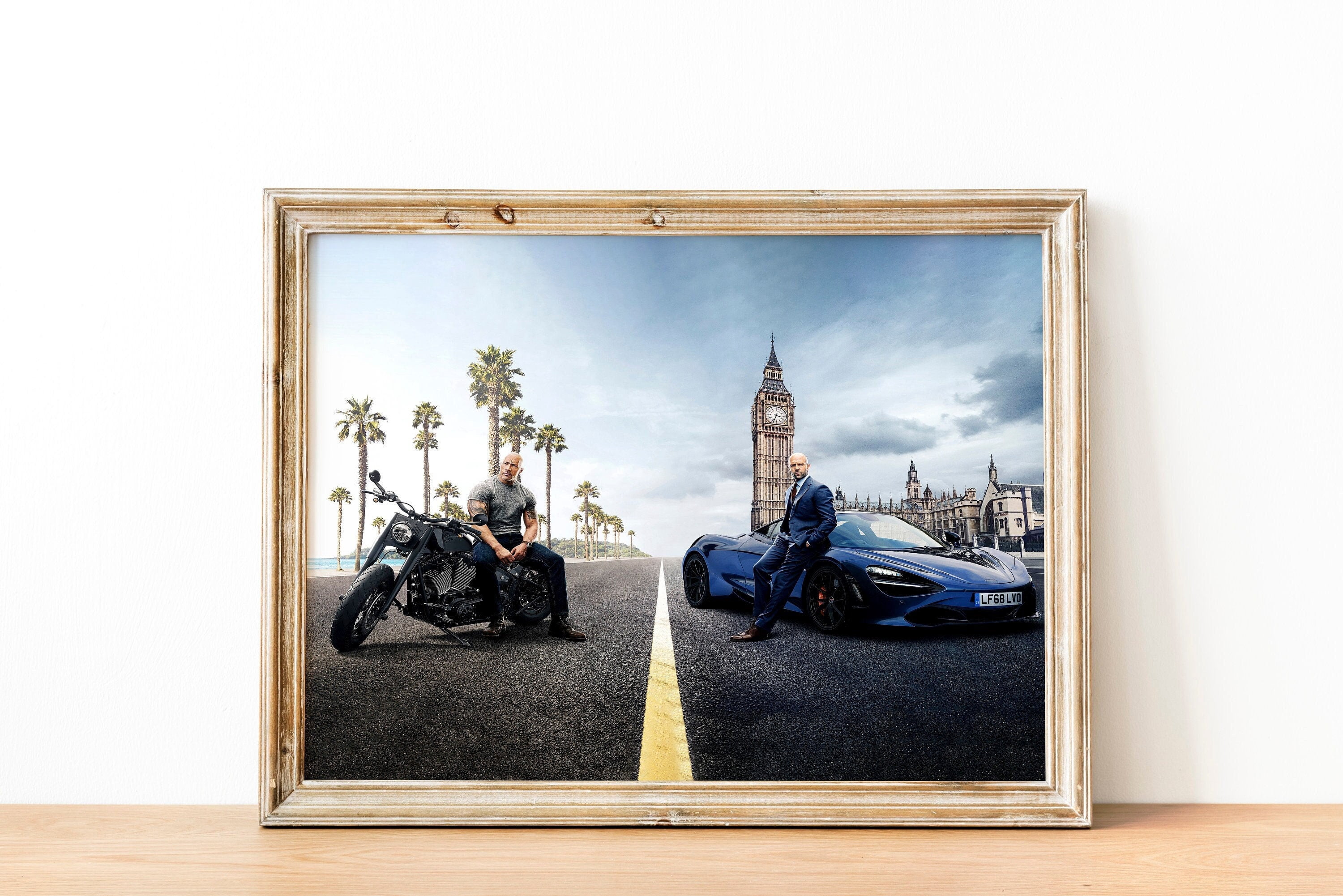 POSTER Dwayne Johnson and Jason Statham poster, Printable Picture Print ...