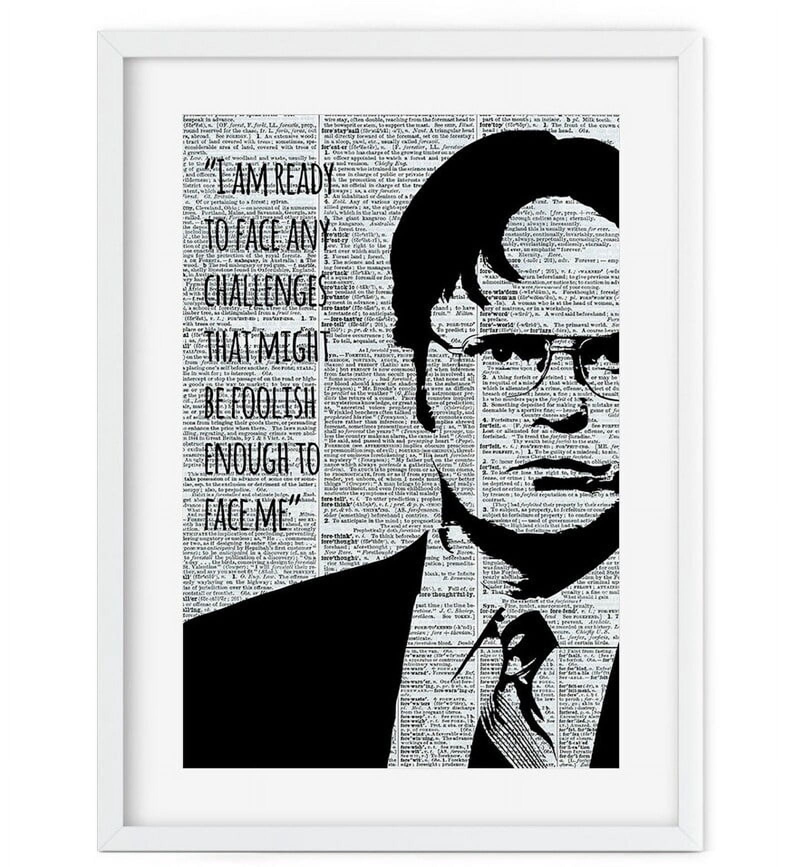 POSTER Dwight Art Print The Office Poster Dictionary Art-UNFRAMED ...