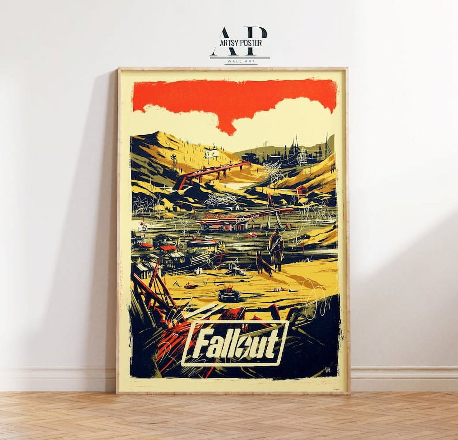Poster Dystopian Fallout 4 Poster - Unique Wall Art for Gaming Room ...