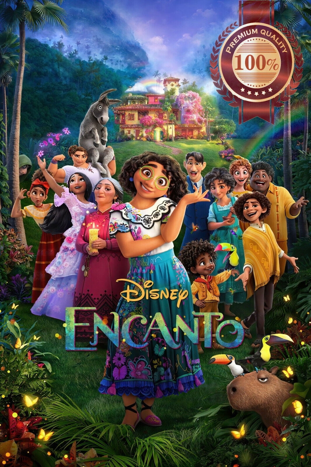 POSTER ENCANTO 2021 DISNEY ORIGINAL OFFICIAL CINEMA MOVIE FILM PRINT ...