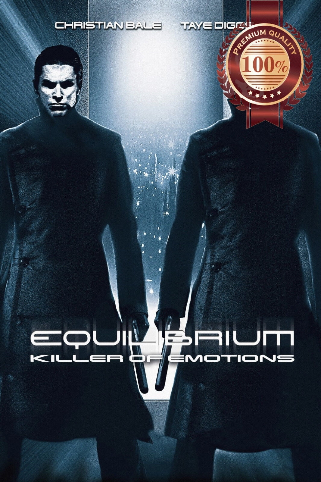 POSTER EQUILIBRIUM CHRISTIAN BALE 2002 ORIGINAL MOVIE FILM PRINT ...
