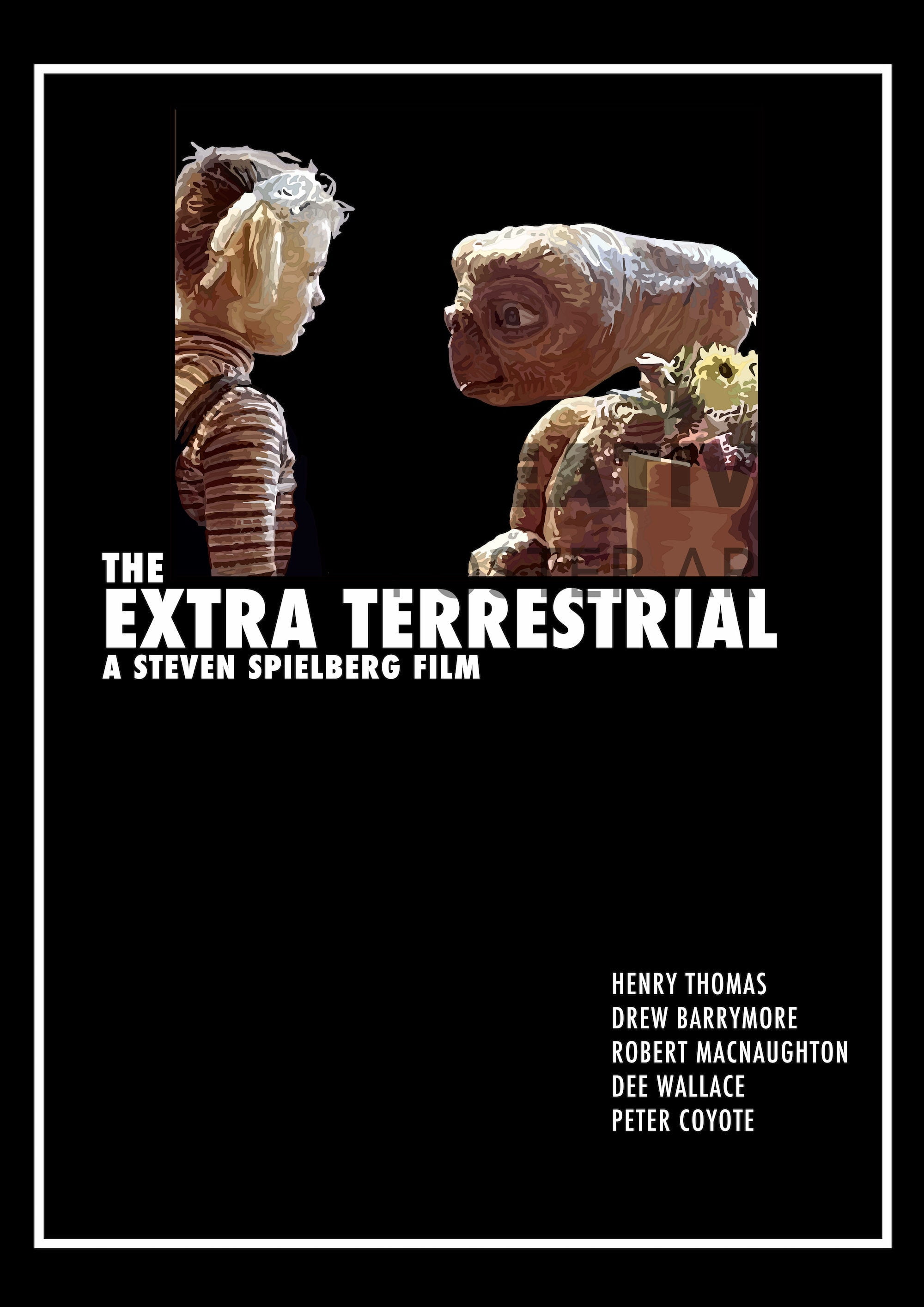 POSTER ET Poster , ET Movie Wall Art,Home Decor, Extra Terrestrial ...