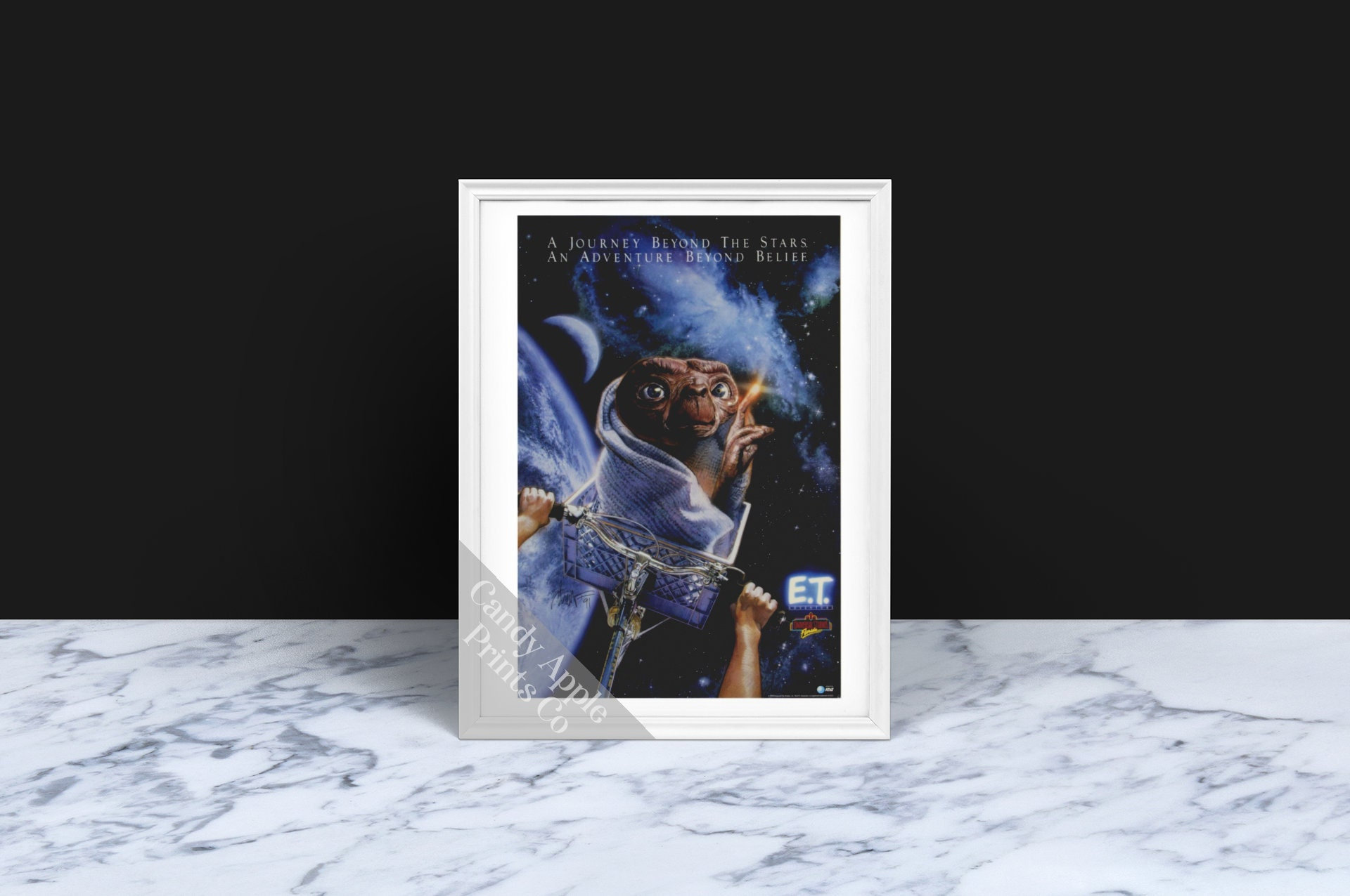 POSTER ET Ride Print - ET The Extra Terrestrial. For fans of Universal ...