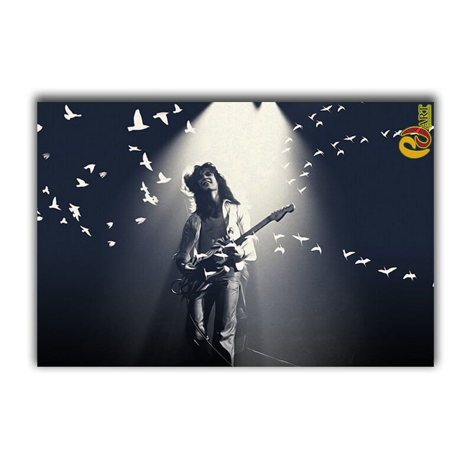 POSTER Eddi van halen Legend Poster Music Muscicain Poster Art Painting ...