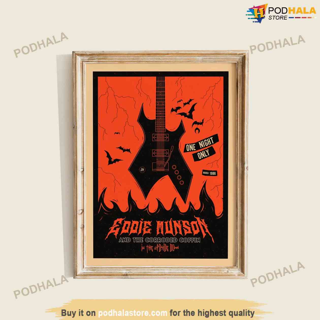 POSTER Eddie Munson The Corroded Coffin Poster No Frame Wall Art Decor ...