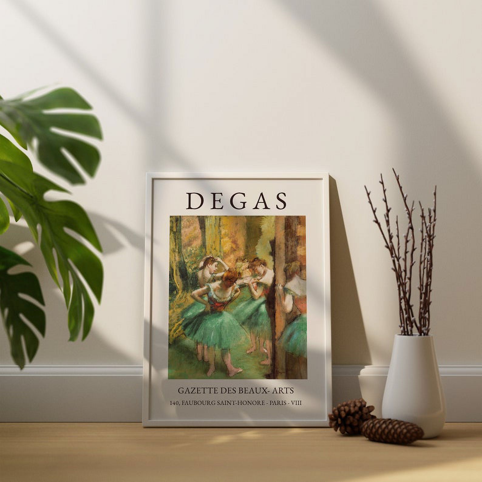 POSTER Edgar Degas Dancers, Pink and Green Art, Degas Exhibition Poster ...