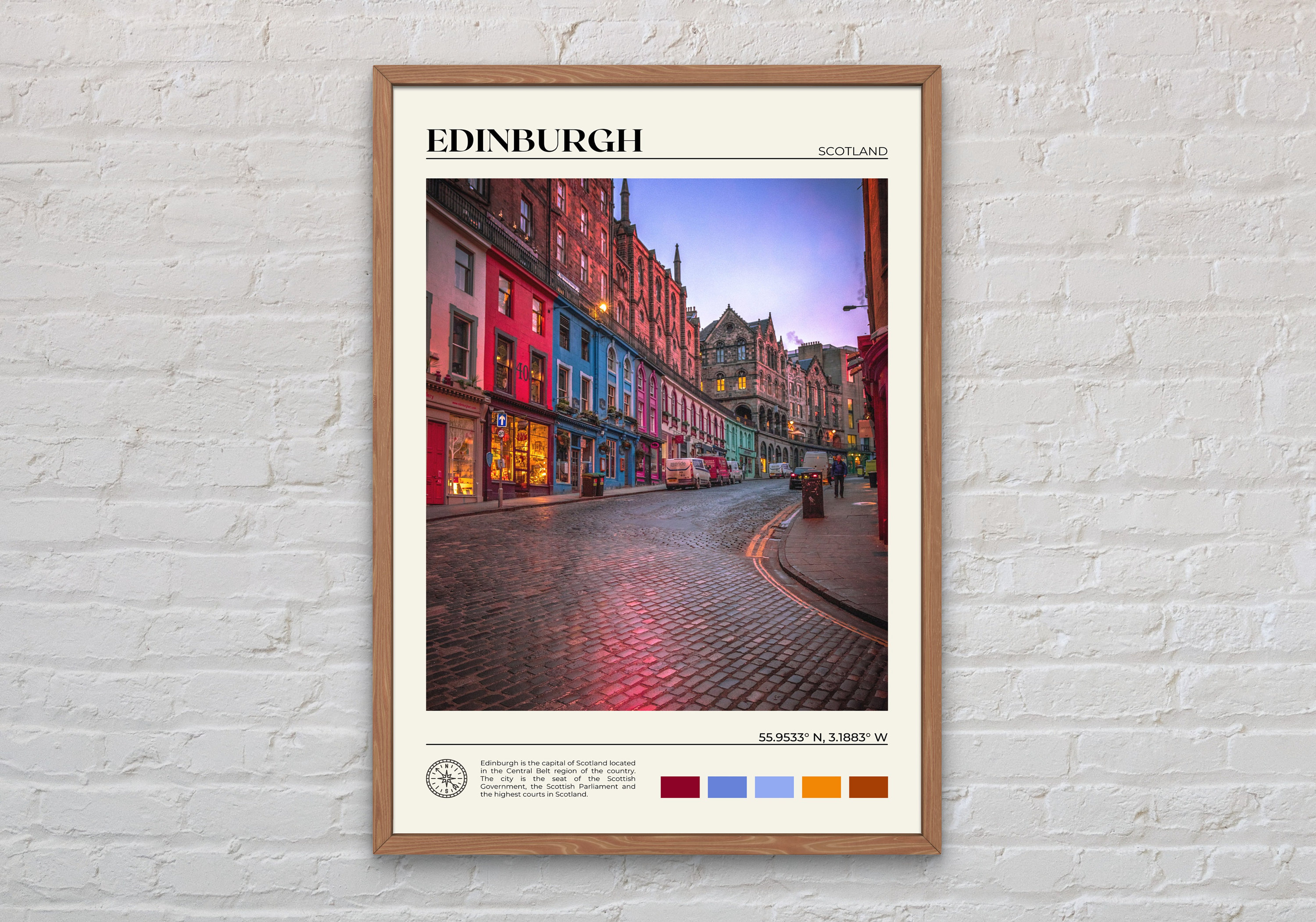 POSTER Edinburgh Print, Scotland Wall Art, Edinburgh Poster, Edinburgh ...