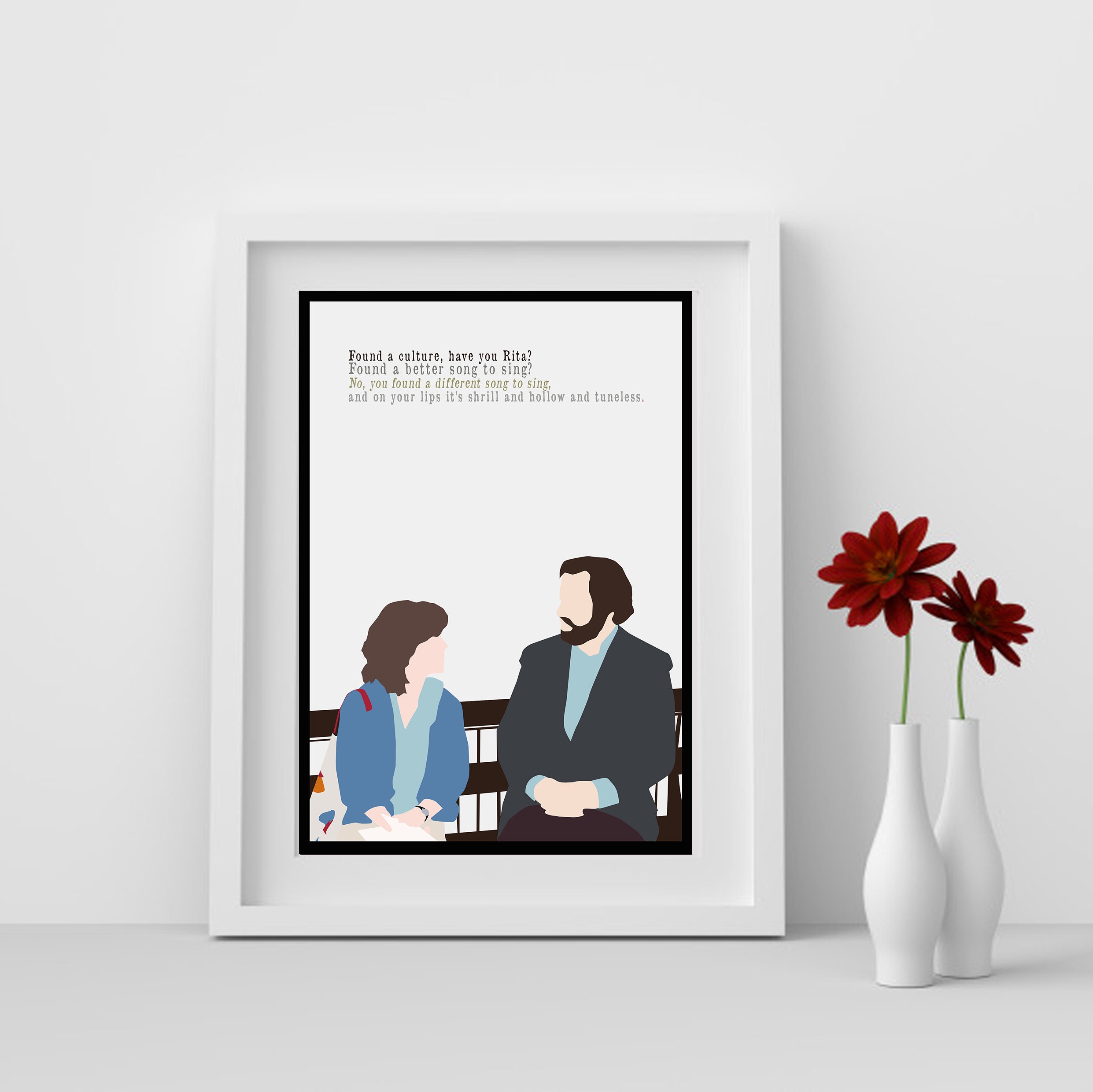 POSTER Educating Rita Movie Quote-UNFRAMED - Walmart.com