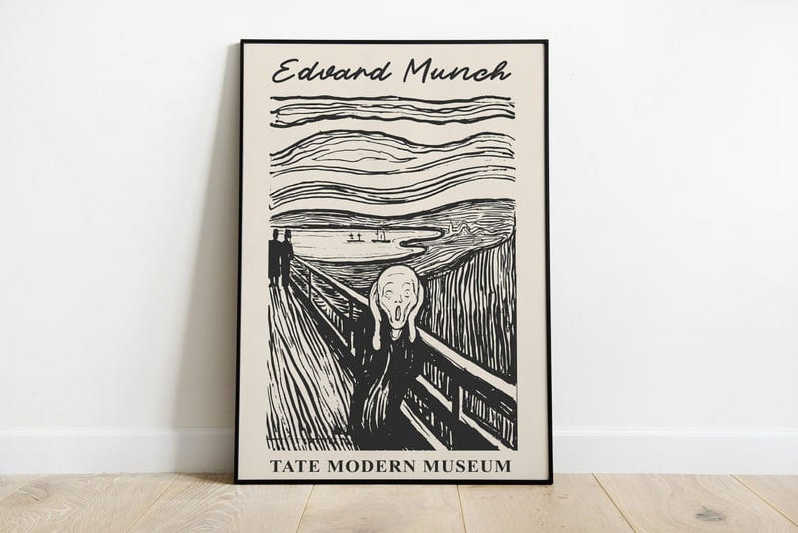 POSTER Edvard Munch Art Exhibition Poster, Edvard Munch The Scream ...