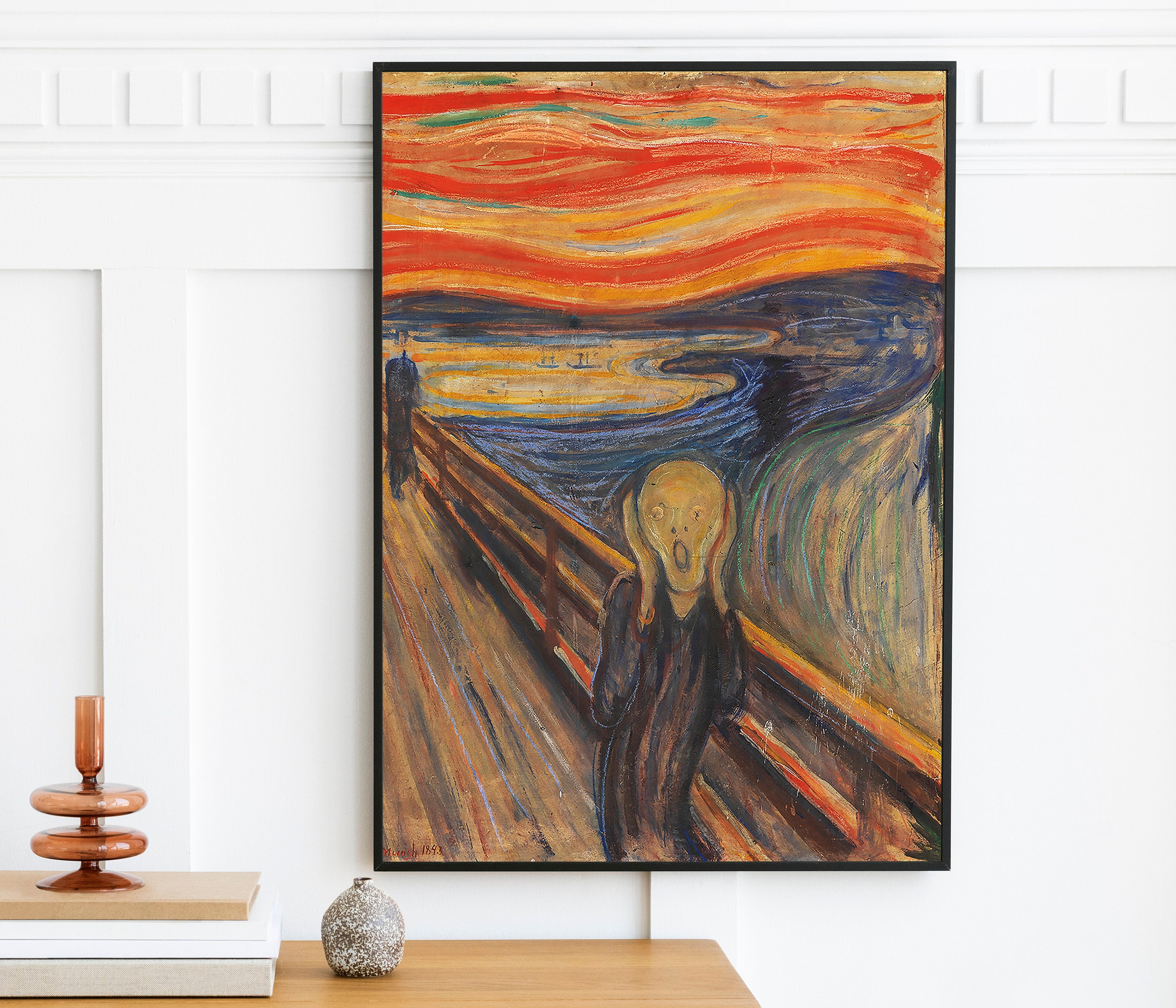 Poster Edvard Munch - The Scream (1893) - Painting Poster Print Anguish ...