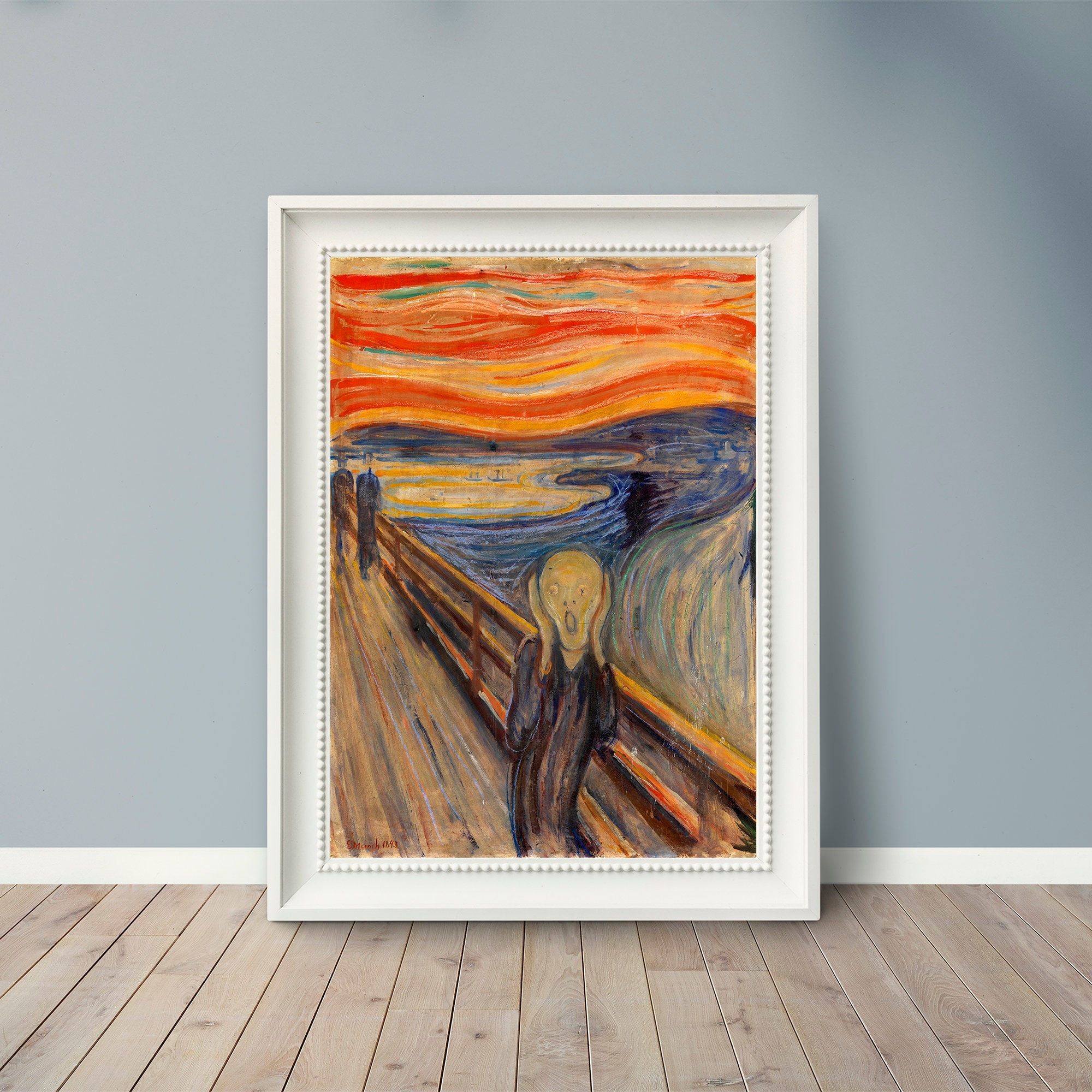 POSTER Edvard Munch - The Scream Oil Tempera - 1893 - Famous Paintings ...