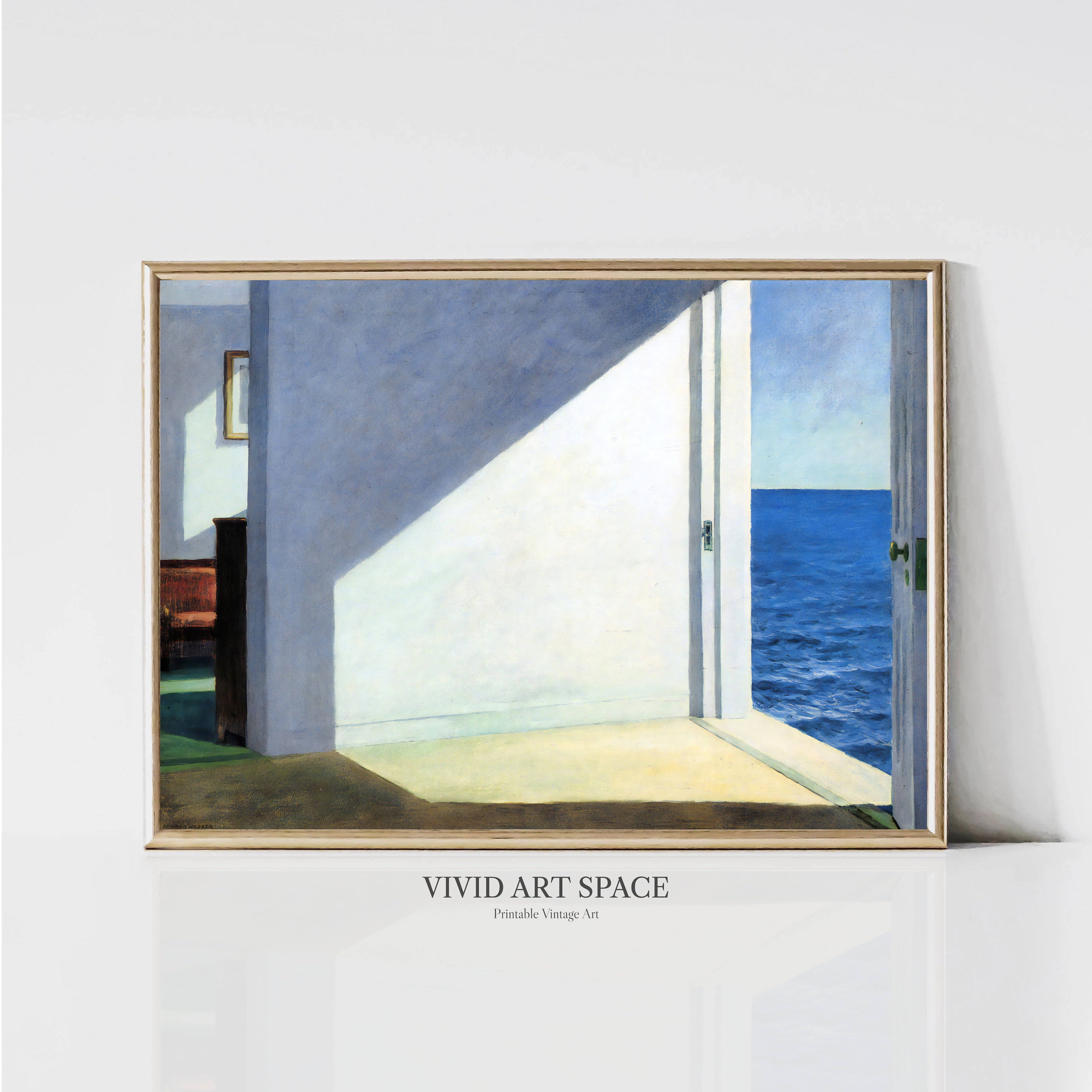 POSTER Edward Hopper Rooms By The Sea | Modern American Realism ...