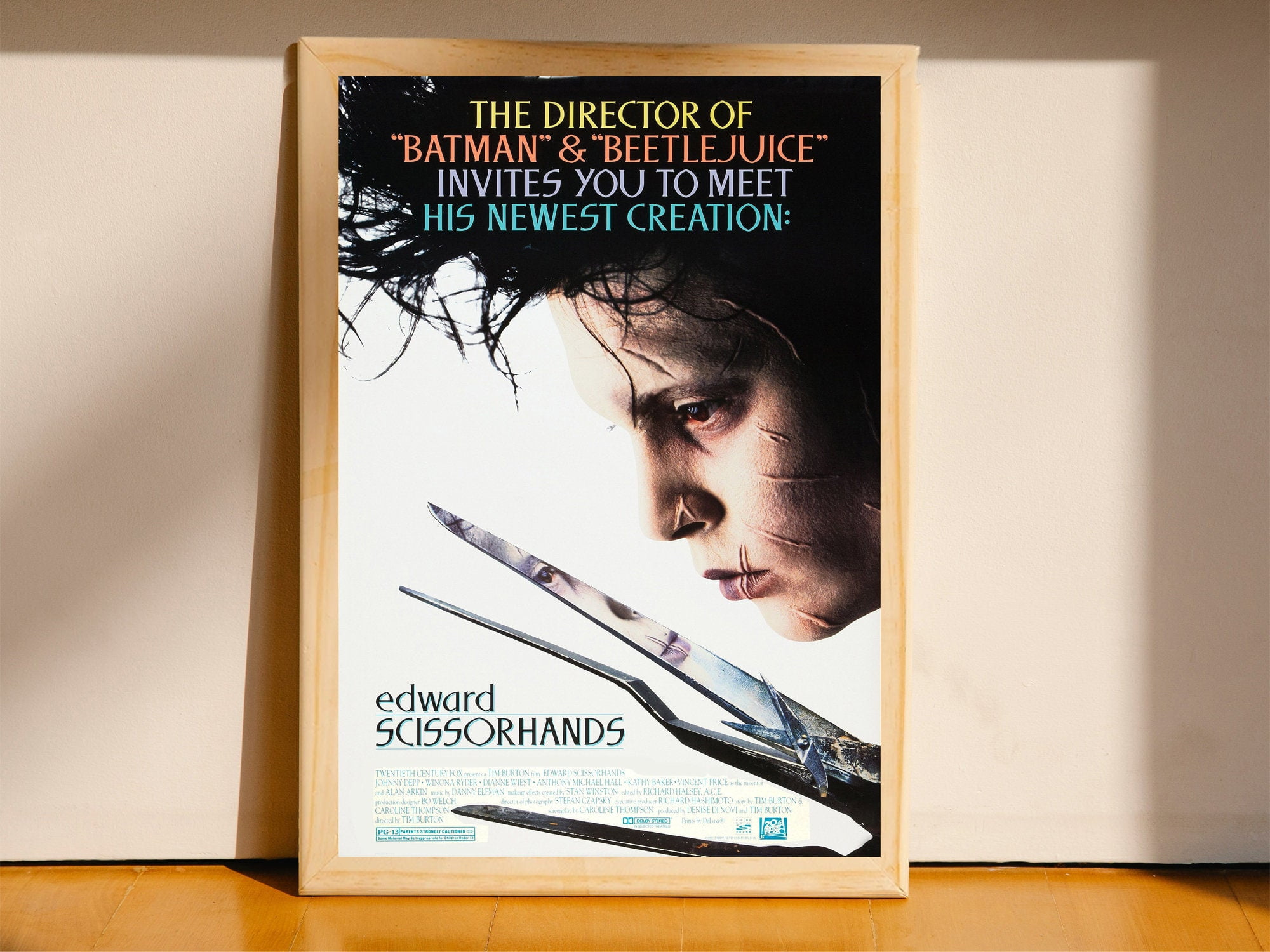 POSTER Edward Scissorhands Movie posters|poster collectibles|Poster ...