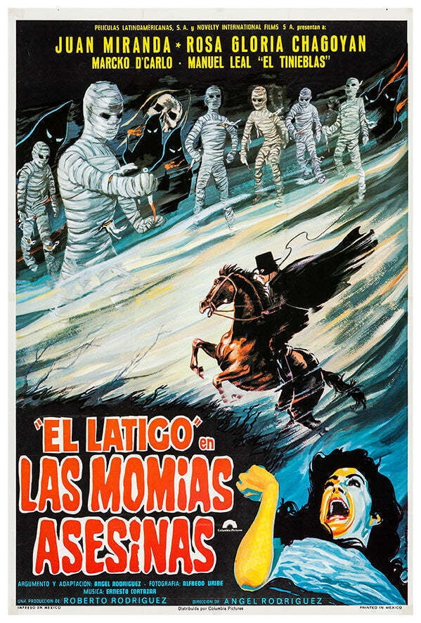 POSTER El Latigo and the Killer Mummies - Lucha Mexican Wrestling ...