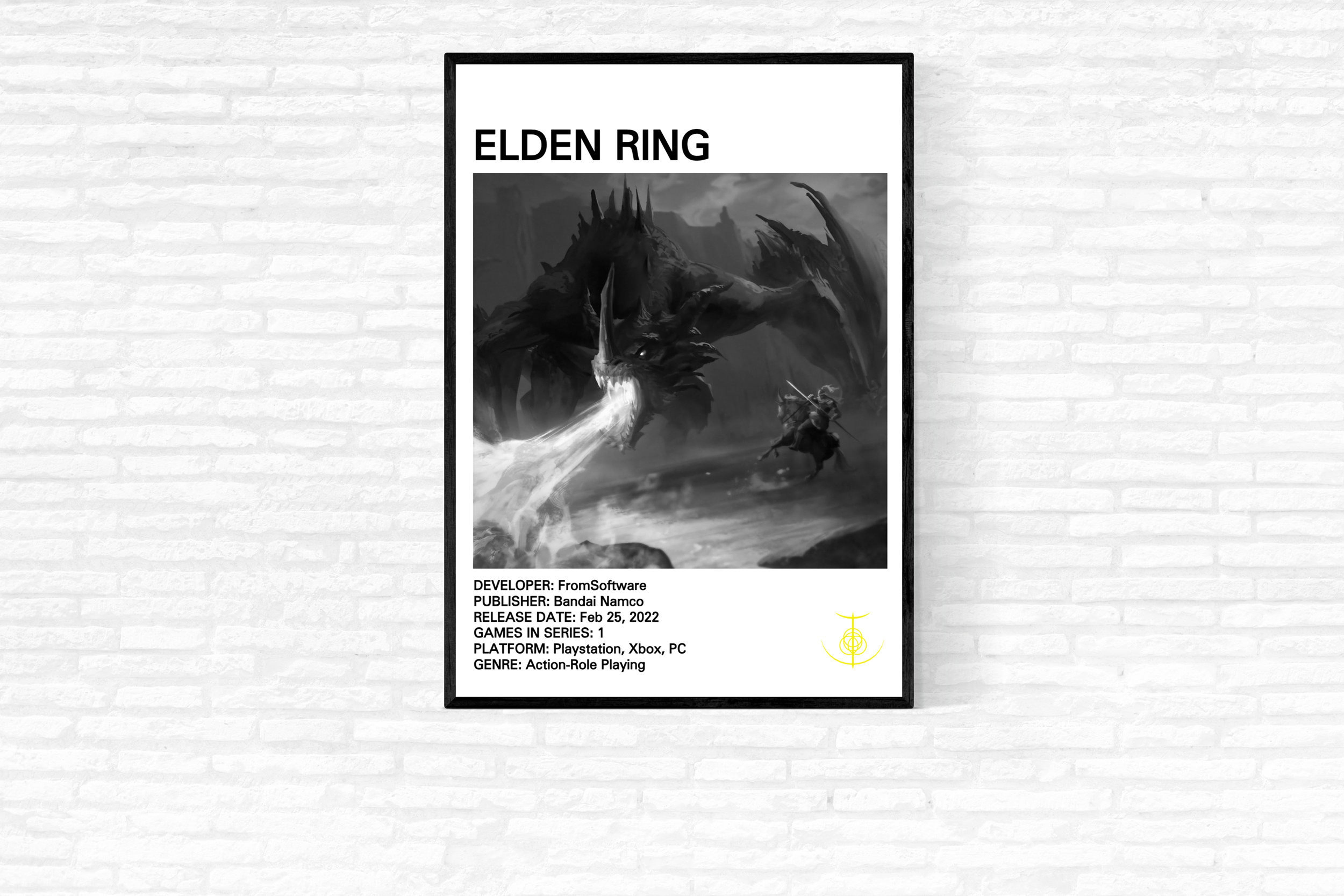 POSTER Elden Ring Poster, Elden Ring Print, Gaming Poster, Gaming ...