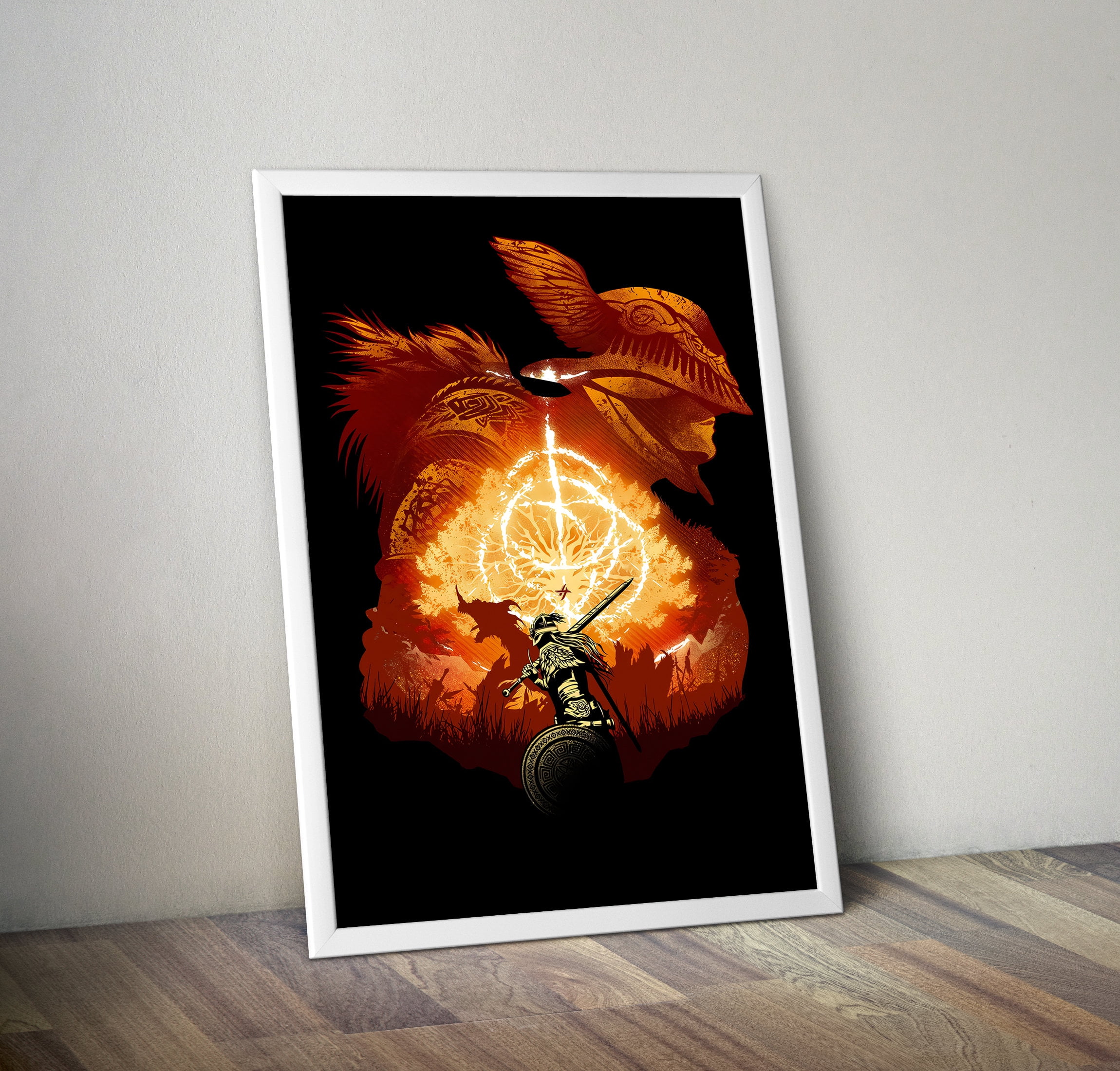 POSTER Elden Ring Poster Elden Ring Print Vintage Poster Gaming Poster ...