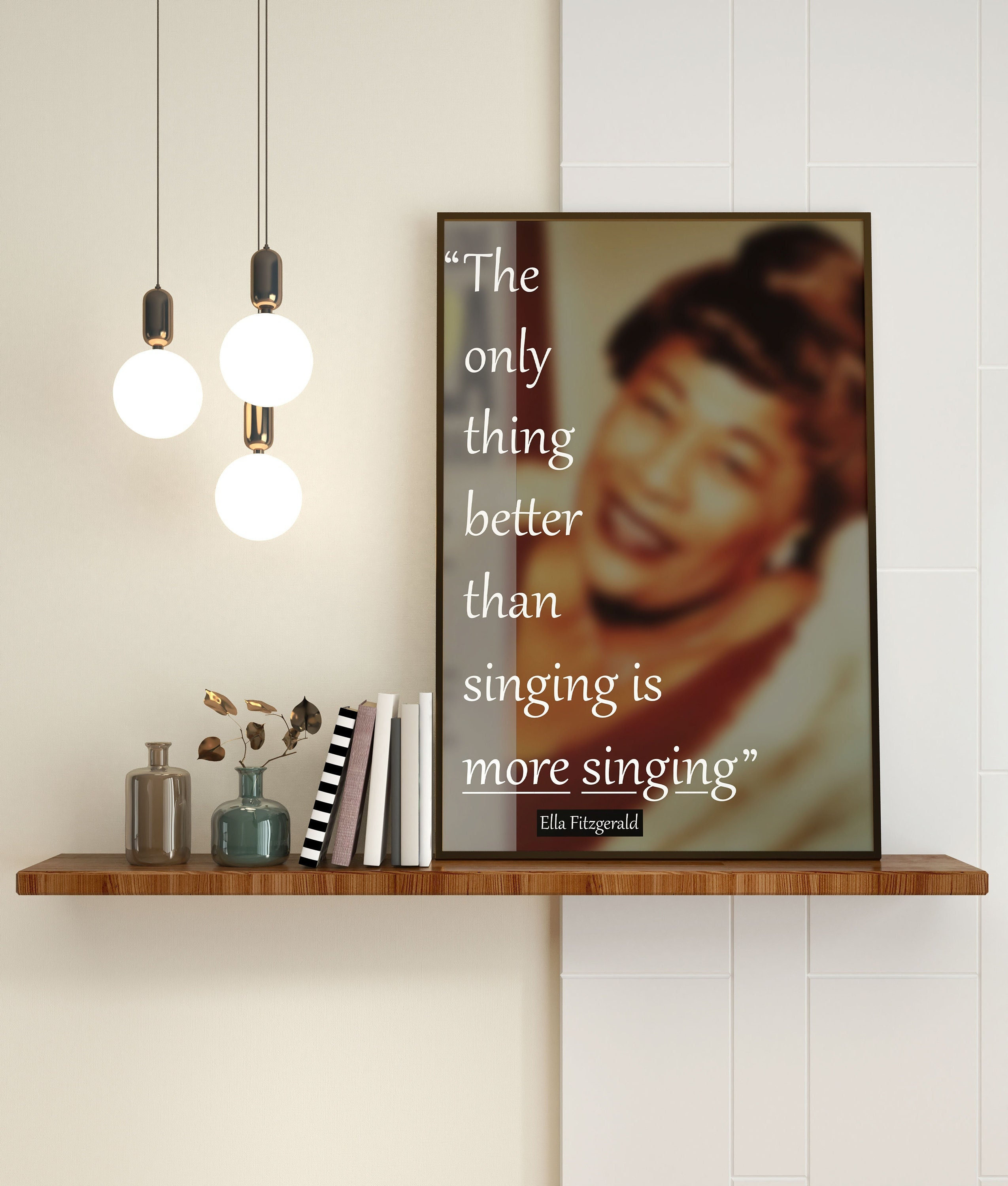 POSTER Ella Fitzgerald Poster, Ella Fitzgerald Wall Art, Wall Decor ...